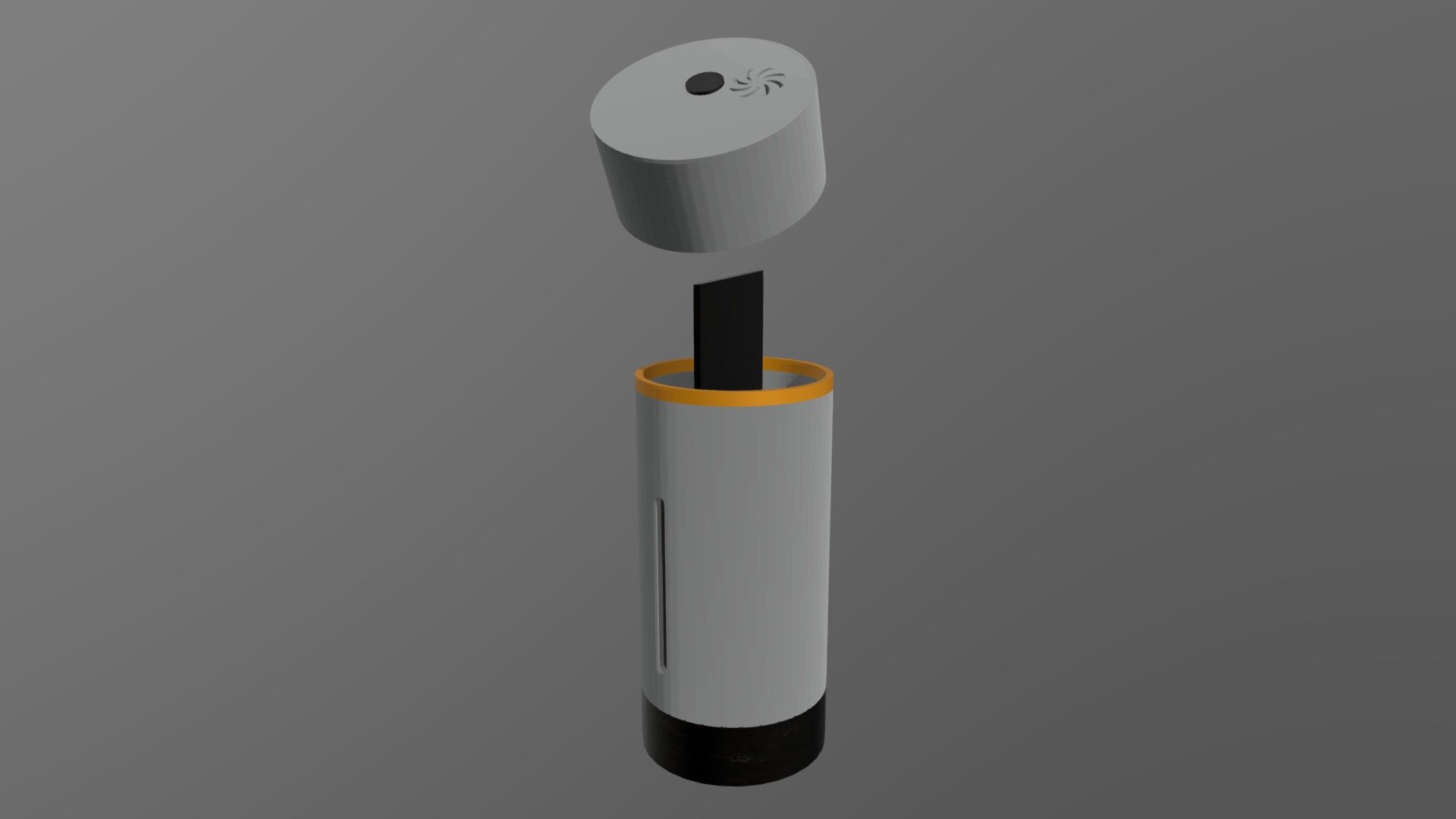 Modern 3 Chamber Toothpick Dispensor - Download Free 3D model by ...
