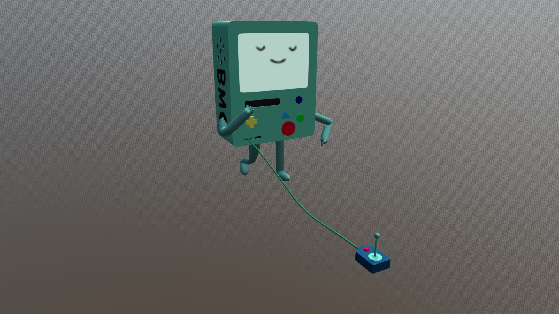 BMO Adventure TIme fanart - 3D model by Matias Martin ...