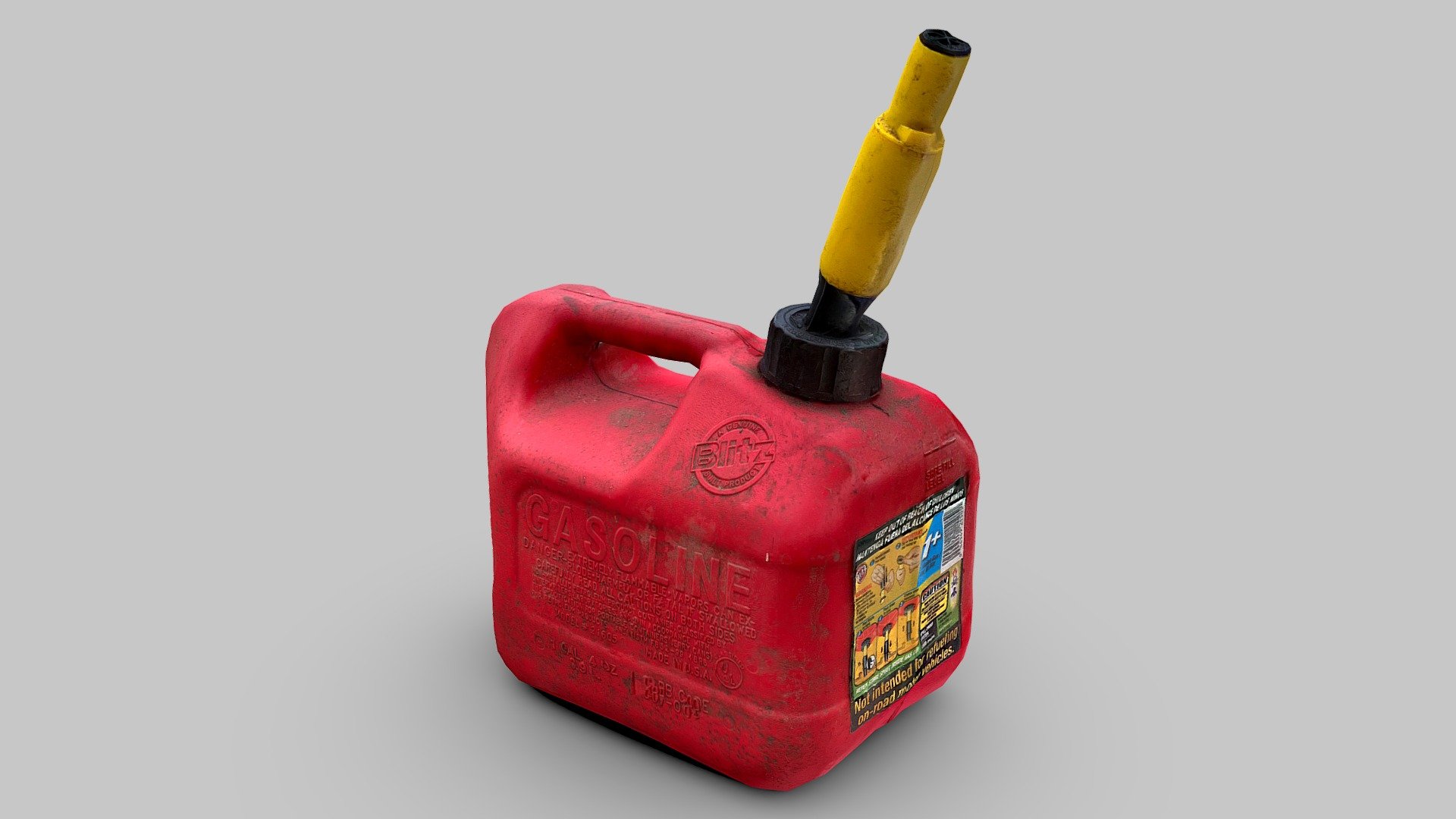 Plastic Gas Can Scan 2 LOWPOLY - Download Free 3D model by EFX ...