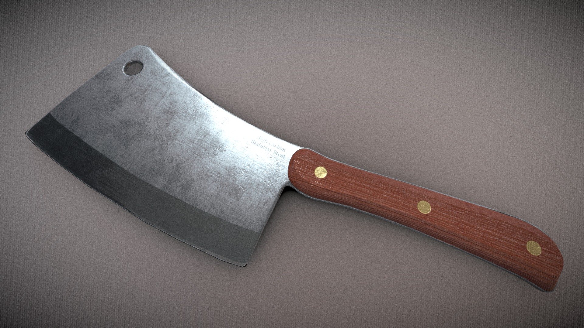 Butcher's Cleaver - Buy Royalty Free 3D model by playerDeer [94bf573 ...