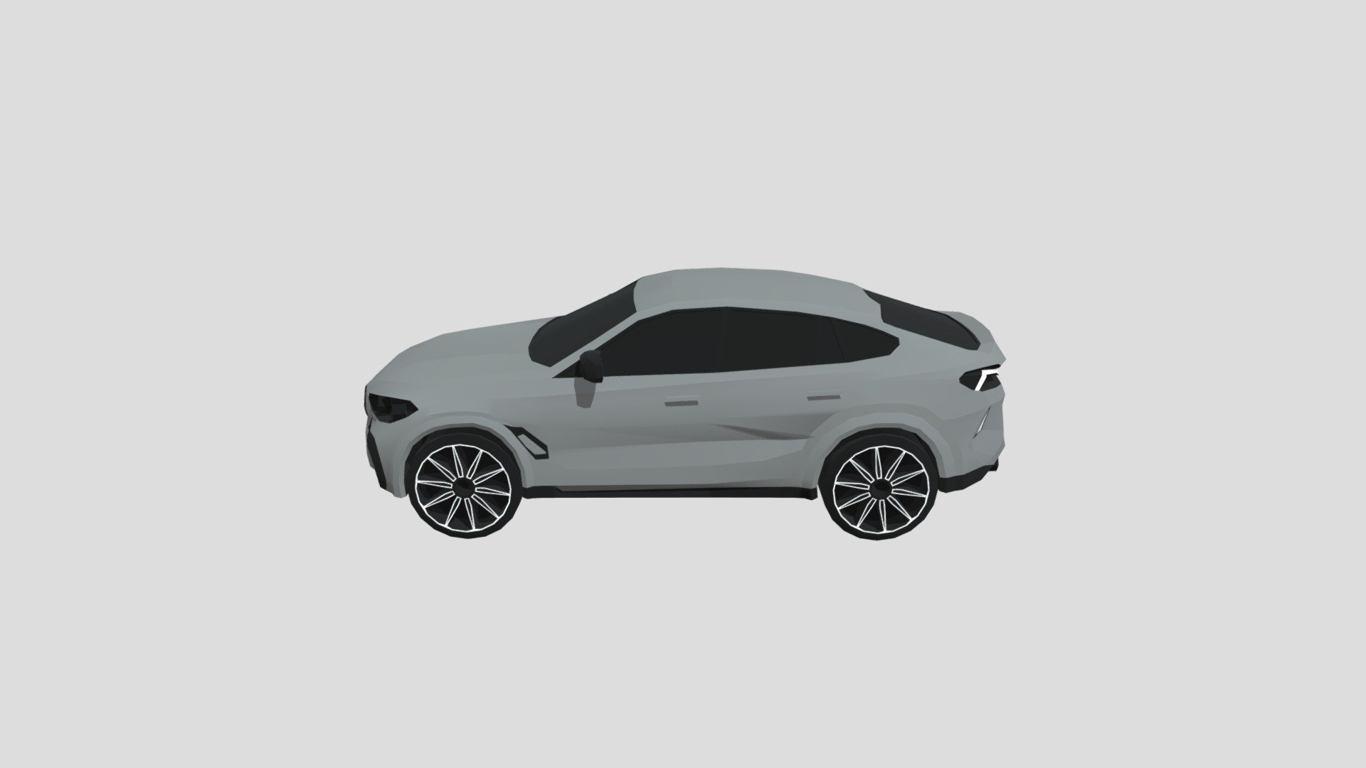 low-poly-bmw-x6m-competition - 3D model by Cgking (@Blackzie) [94c05da ...