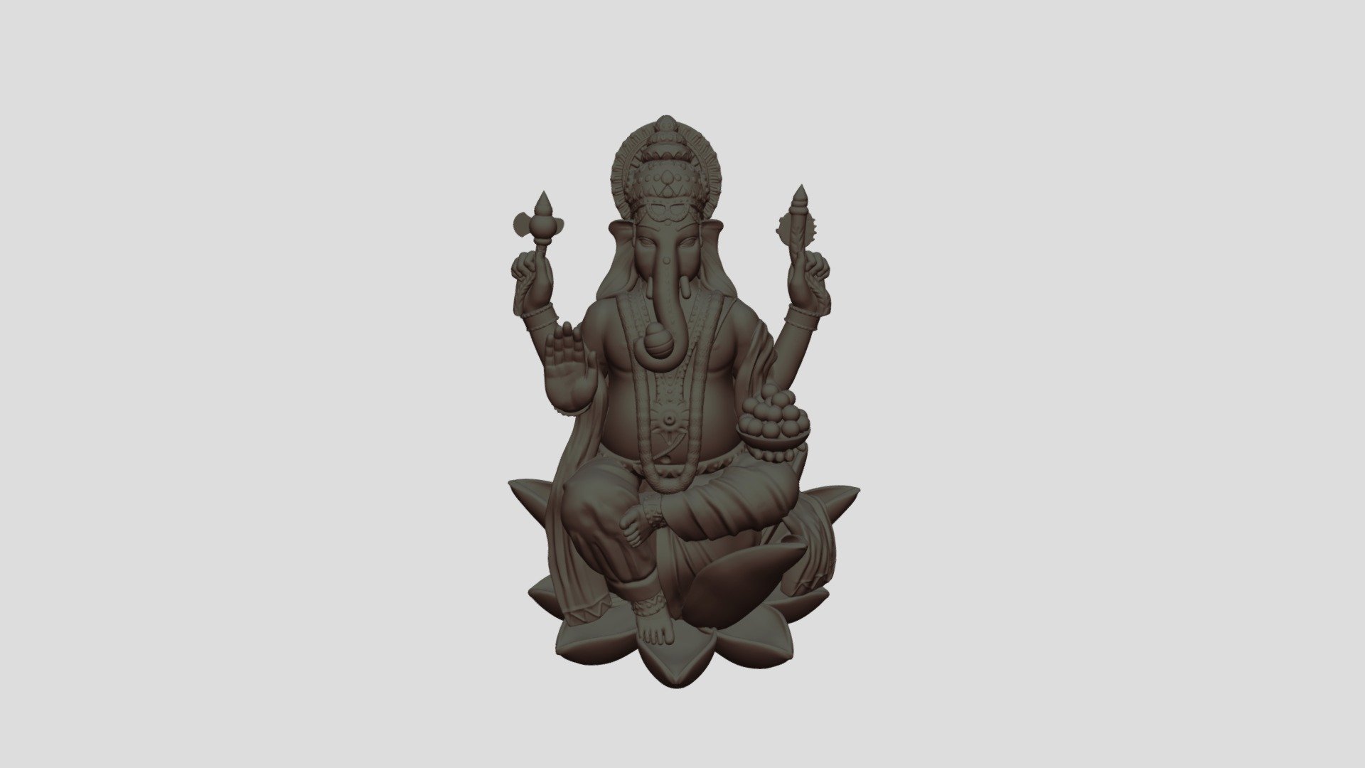 Ganesha - 3D model by Karan.Malhotra [94c0cdc] - Sketchfab