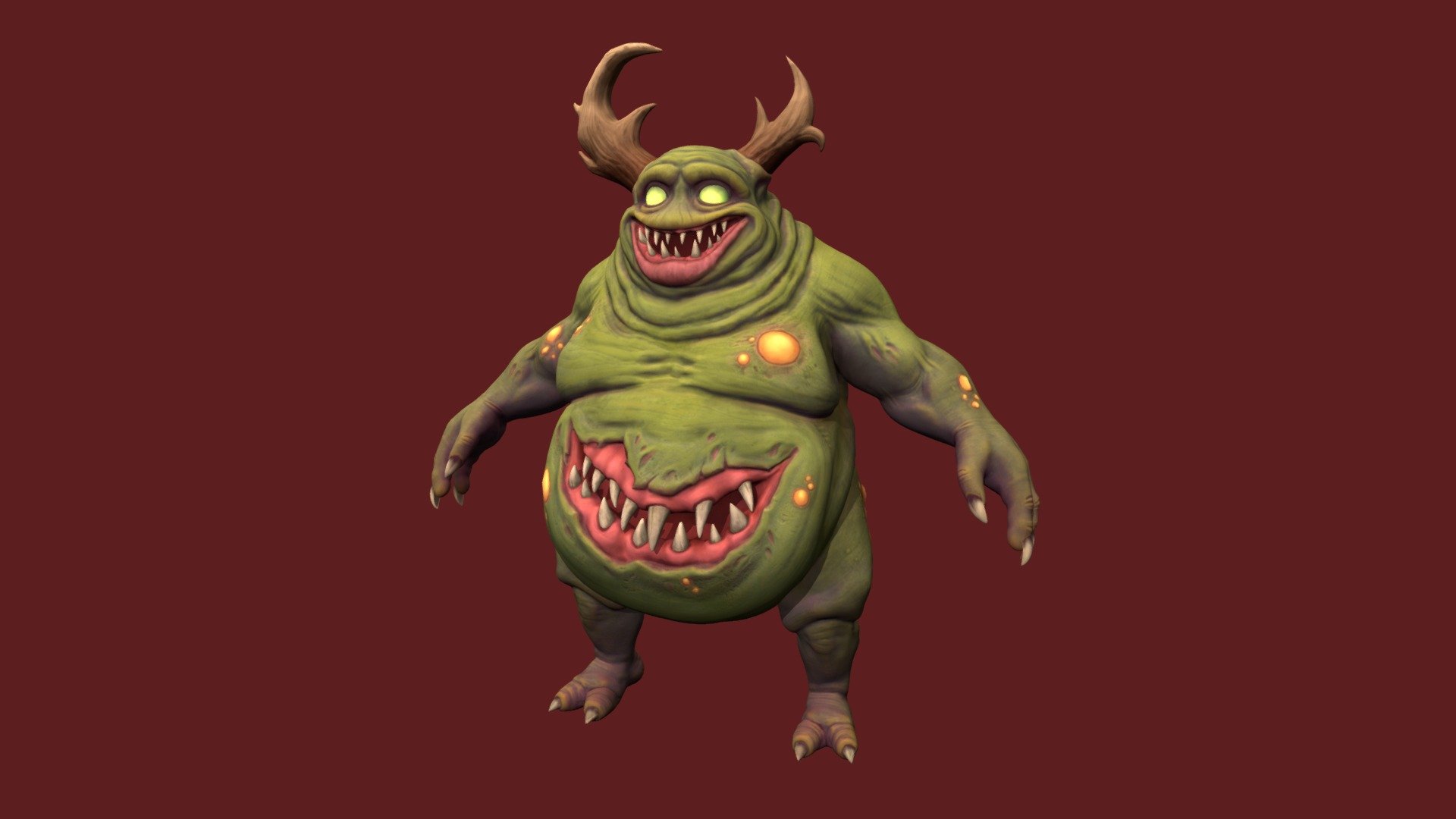 Stylized Nurgling - Buy Royalty Free 3D model by RileyHarper [94c11c3 ...