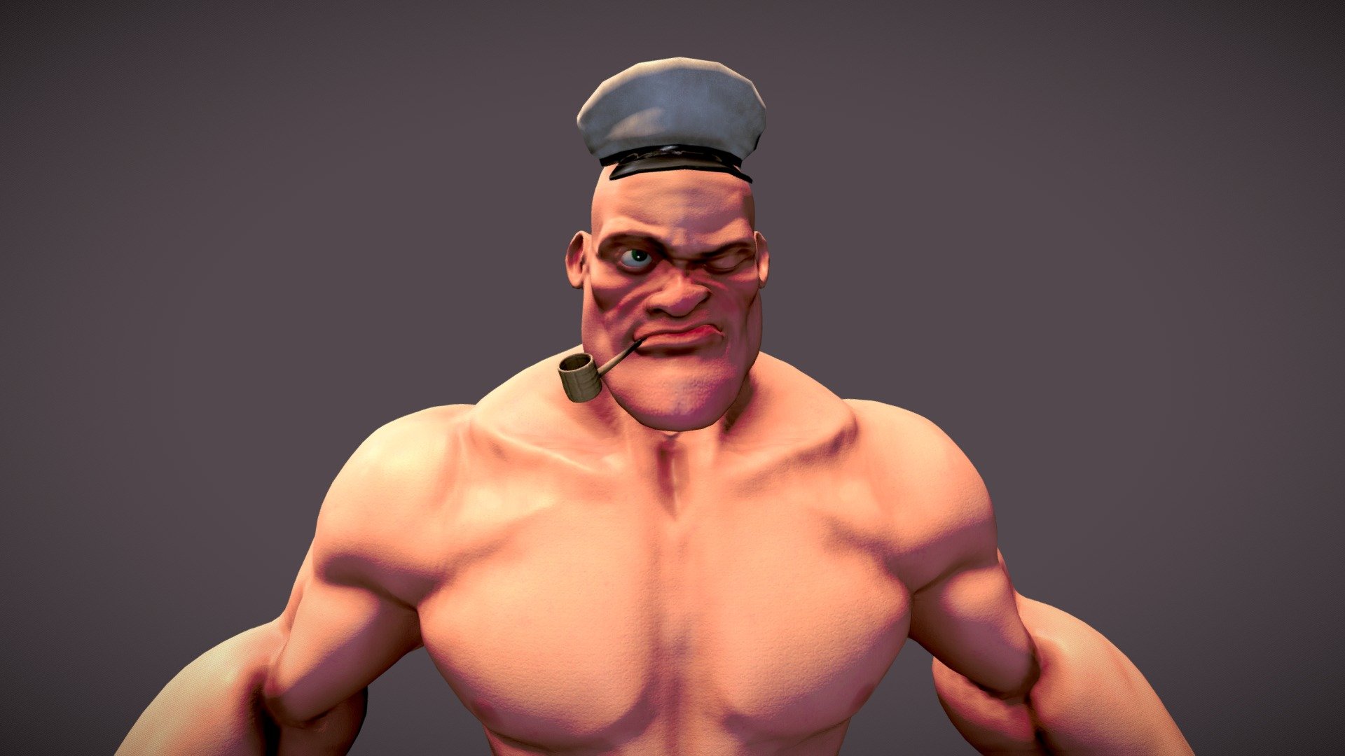 Popeye - Download Free 3D model by Alvaro Ramirez (@alvaro_ramirez ...