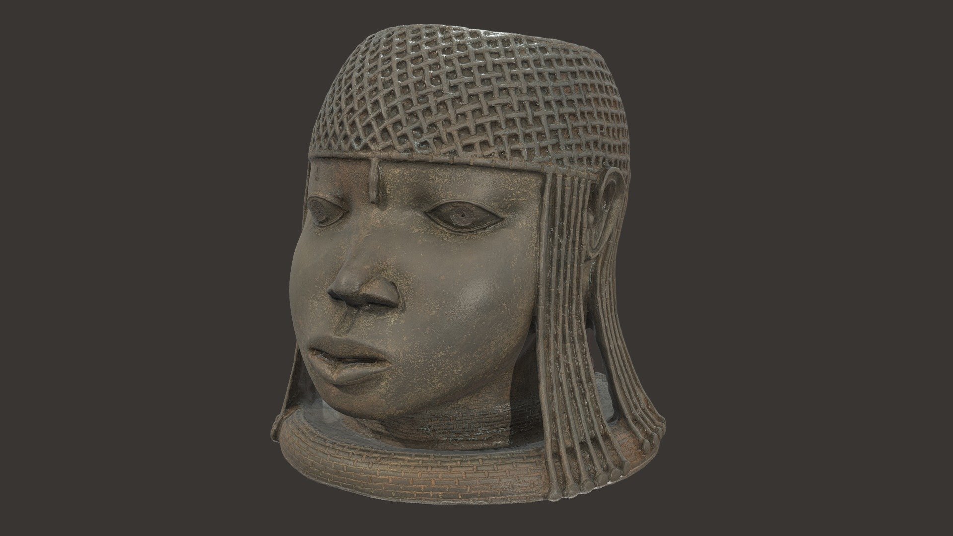 Head of an Oba, 1500-1550, Africa, Benin City - 3D model by INSIGHTUK ...