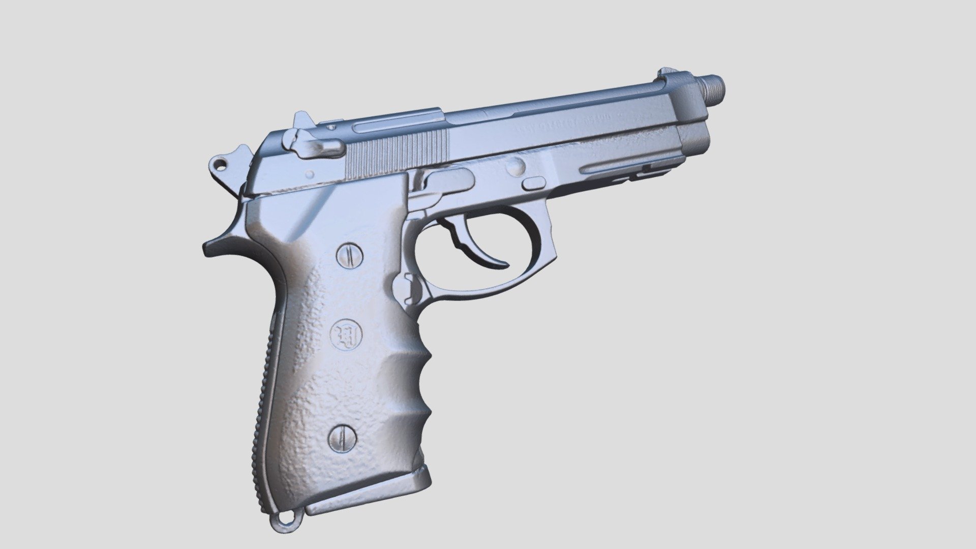 Real Beretta M9 Replica 3D Scan - Buy Royalty Free 3D model by 3D Scan ...