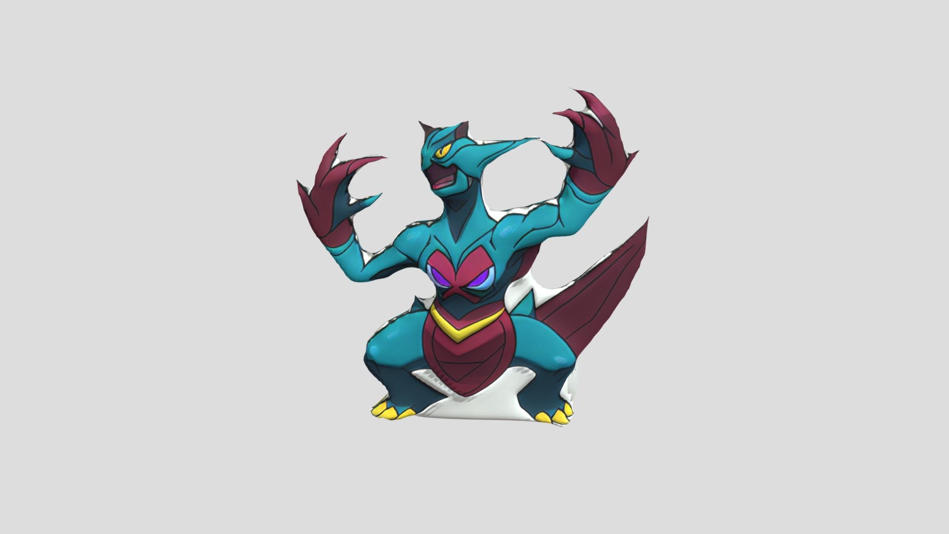 Pokemon Goal 947 - Download Free 3D model by klrxyz [94c42ac] - Sketchfab