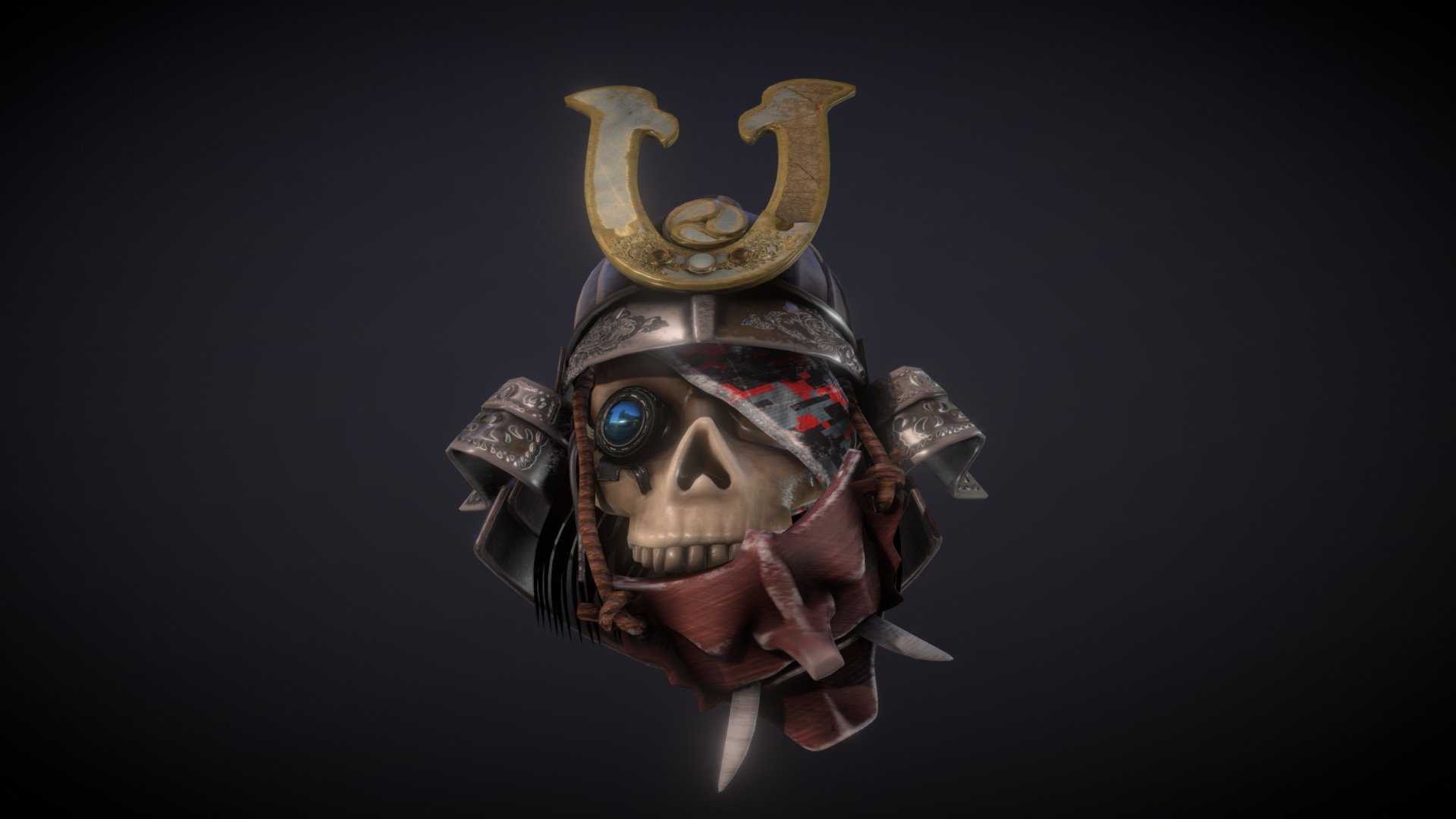 Dead Techno Samurai - 3D model by Roman R. Melkumov (@roman_m) [94c4e2f ...
