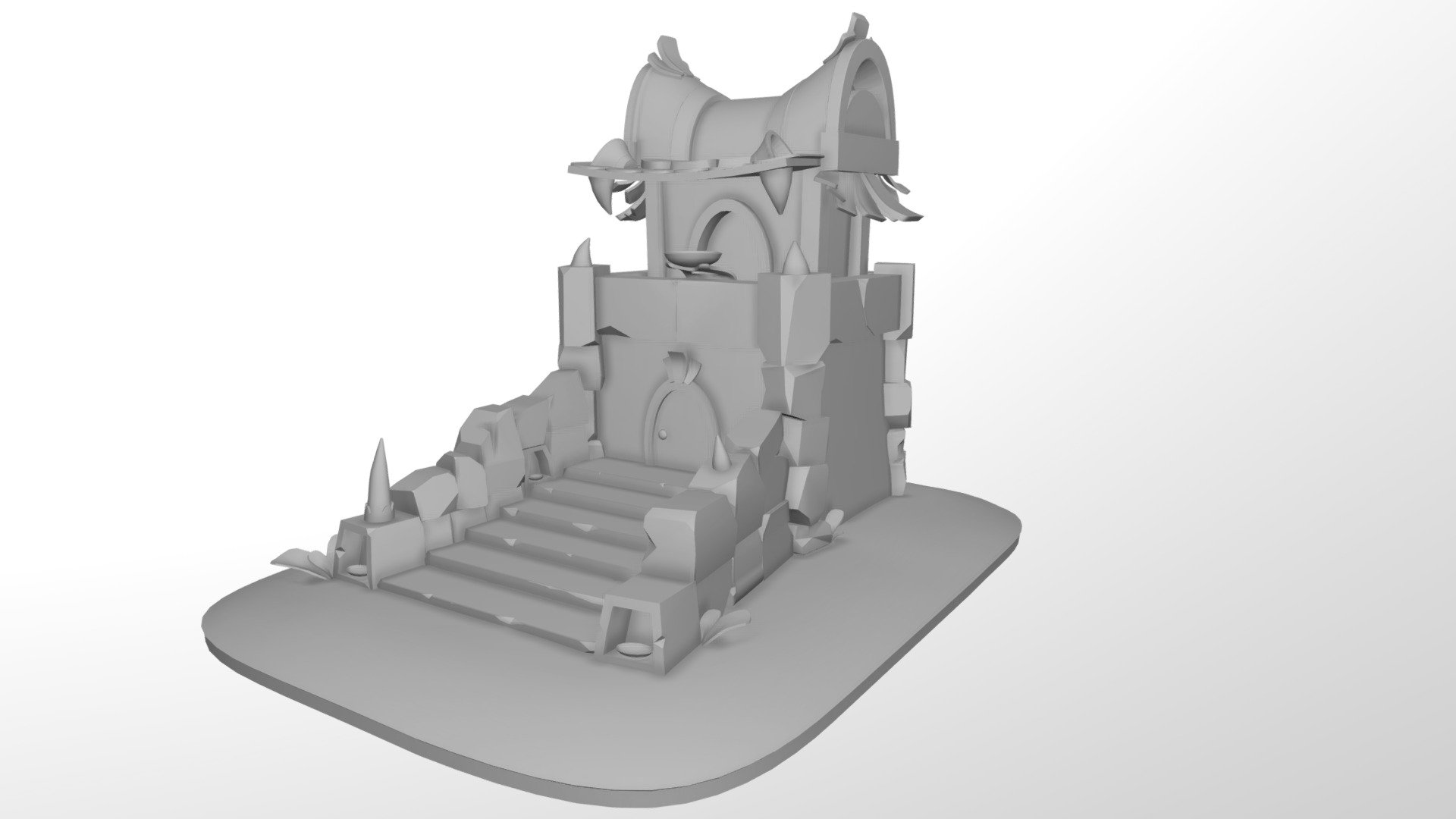stylized_building - 3D model by work.tlazaro [94c5dcf] - Sketchfab