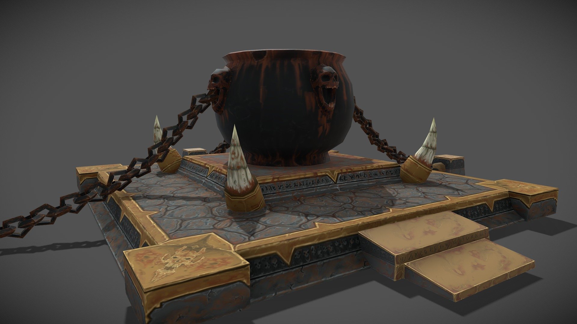 World of Warcraft fanart, Cauldron - 3D model by LarsArt (@Larsart ...