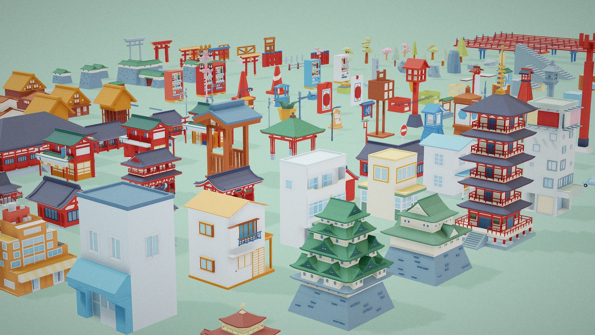 FM Polygon Japan (Ultimate Collection) - Buy Royalty Free 3D model by ...