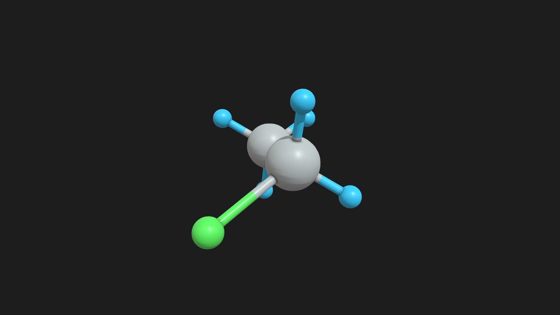 Chloroethane 300 deg - Download Free 3D model by stereoaisier [94c8c14 ...