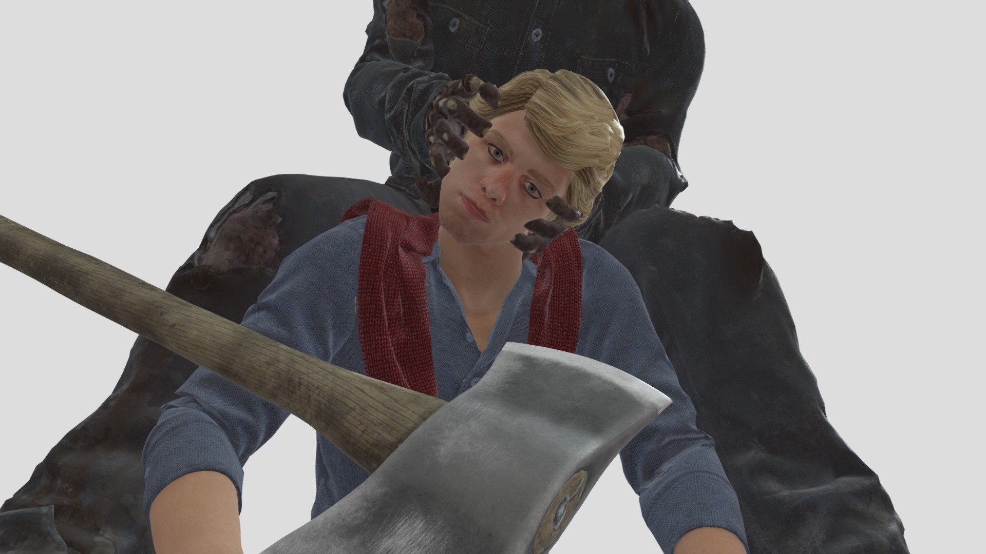 Jason Voorhees Forcehead On Axe Animation - Download Free 3D model by ...