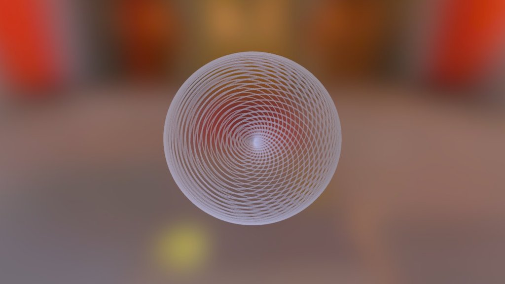 Transparant Spiral Torus 3 - 3D model by Todd Blatt ...