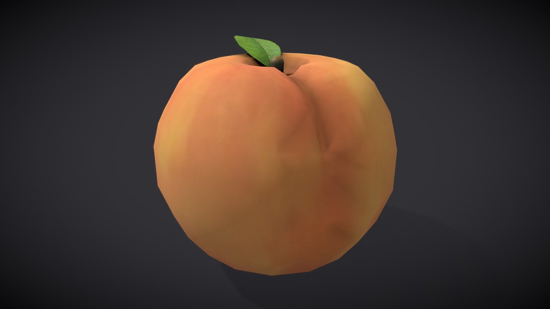 Peach - Buy Royalty Free 3D model by StellarX [94cc1f9] - Sketchfab Store