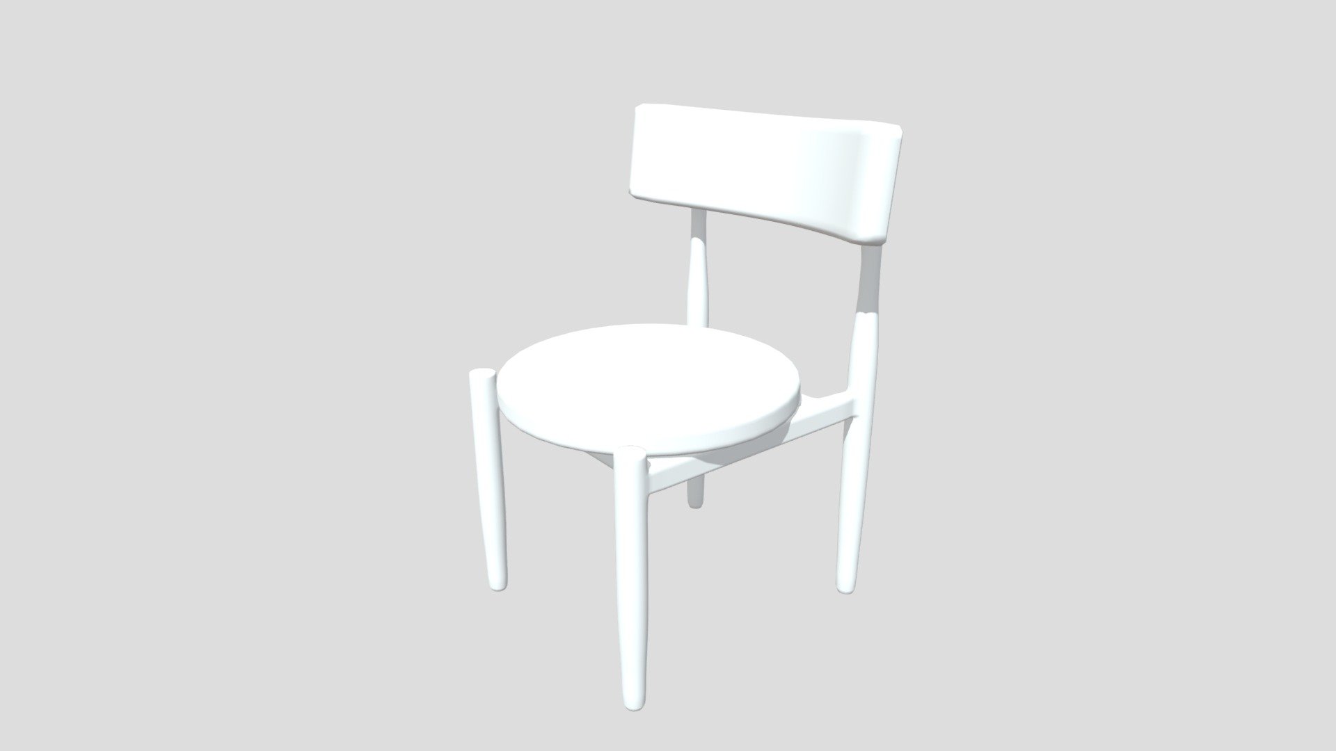 Chair (Untextured) - Download Free 3D model by morrin [94cd8a4] - Sketchfab