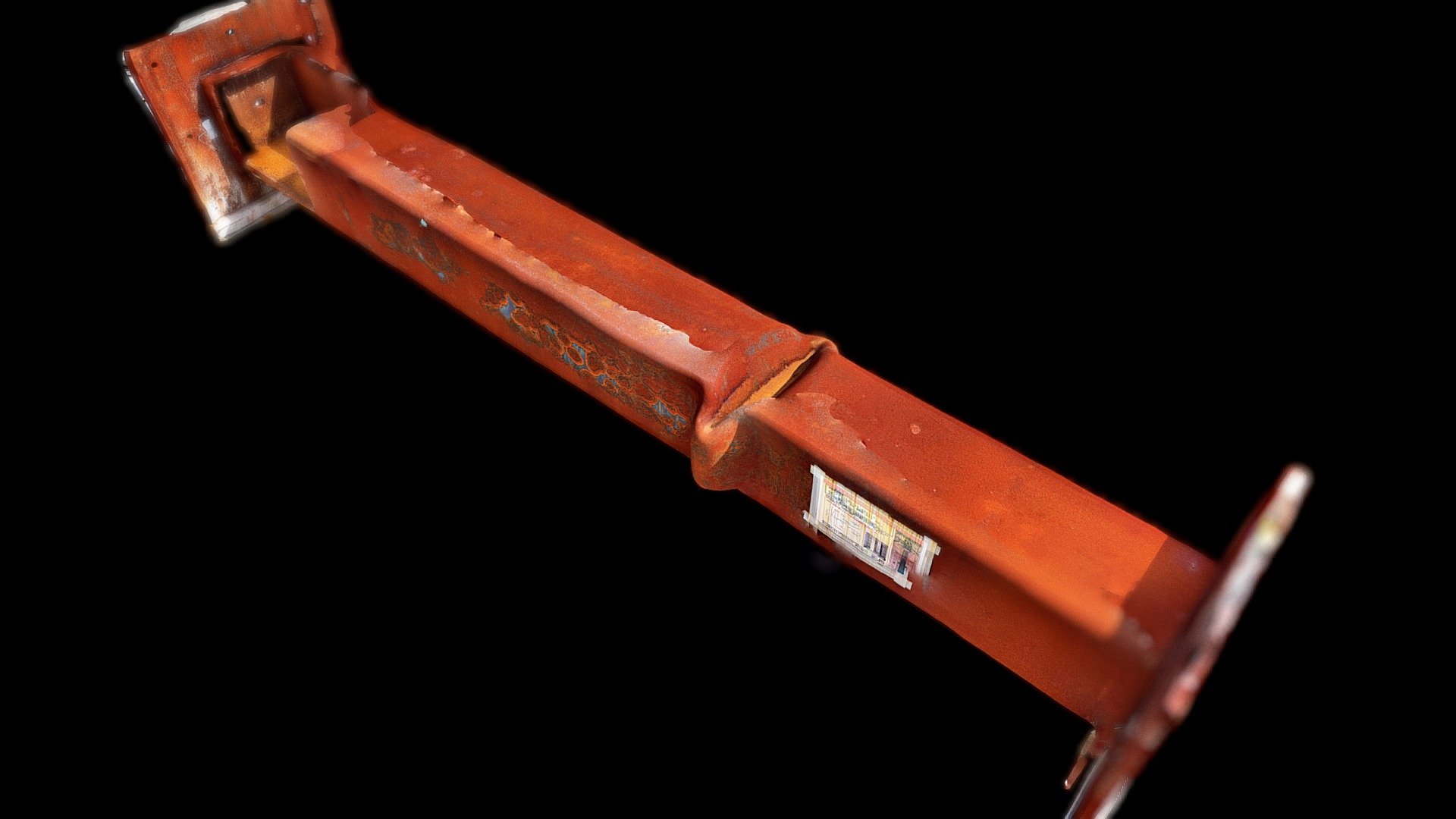 象の足座屈した鉄骨柱：Elephant foot buckled steel column - 3D model by kazugoru ...