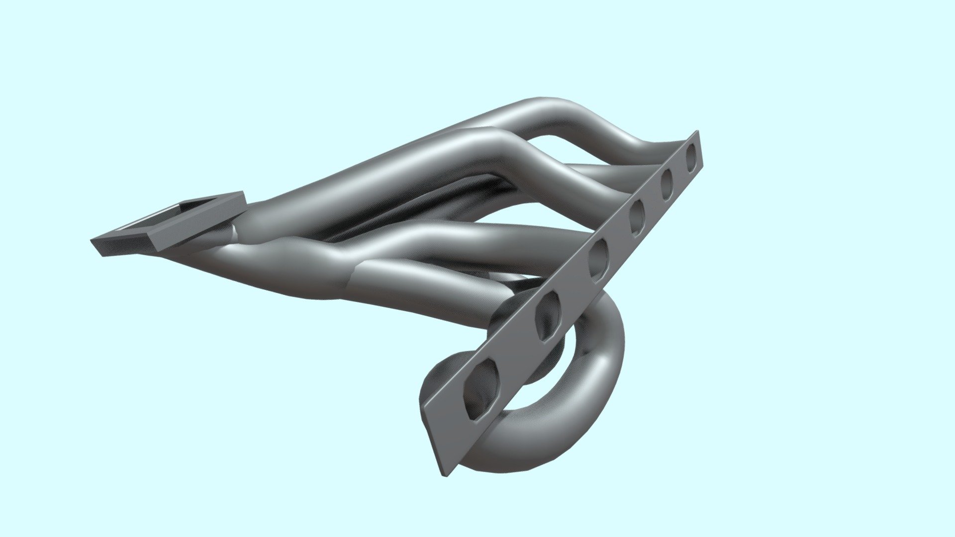 Exhaust manifold - Download Free 3D model by Lauri Grekula (@La_Grekula ...