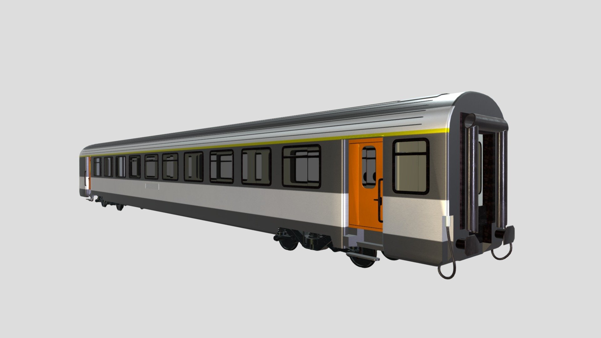 Voiture Corail - VTU A10 - 3D model by iPierre [94d1c3c] - Sketchfab