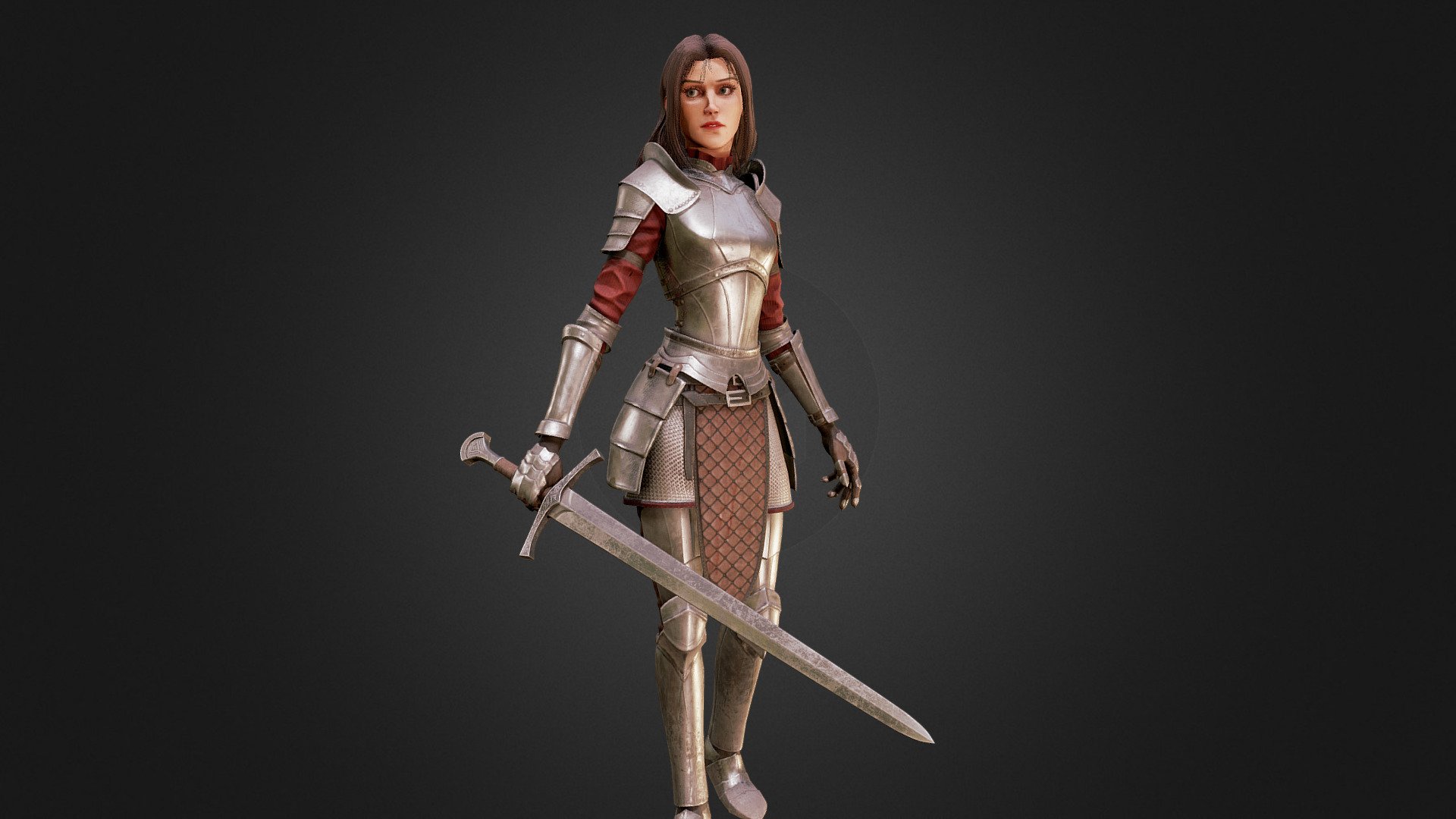 Lady Knight - 3D model by Sibart95 [94d1cbf] - Sketchfab