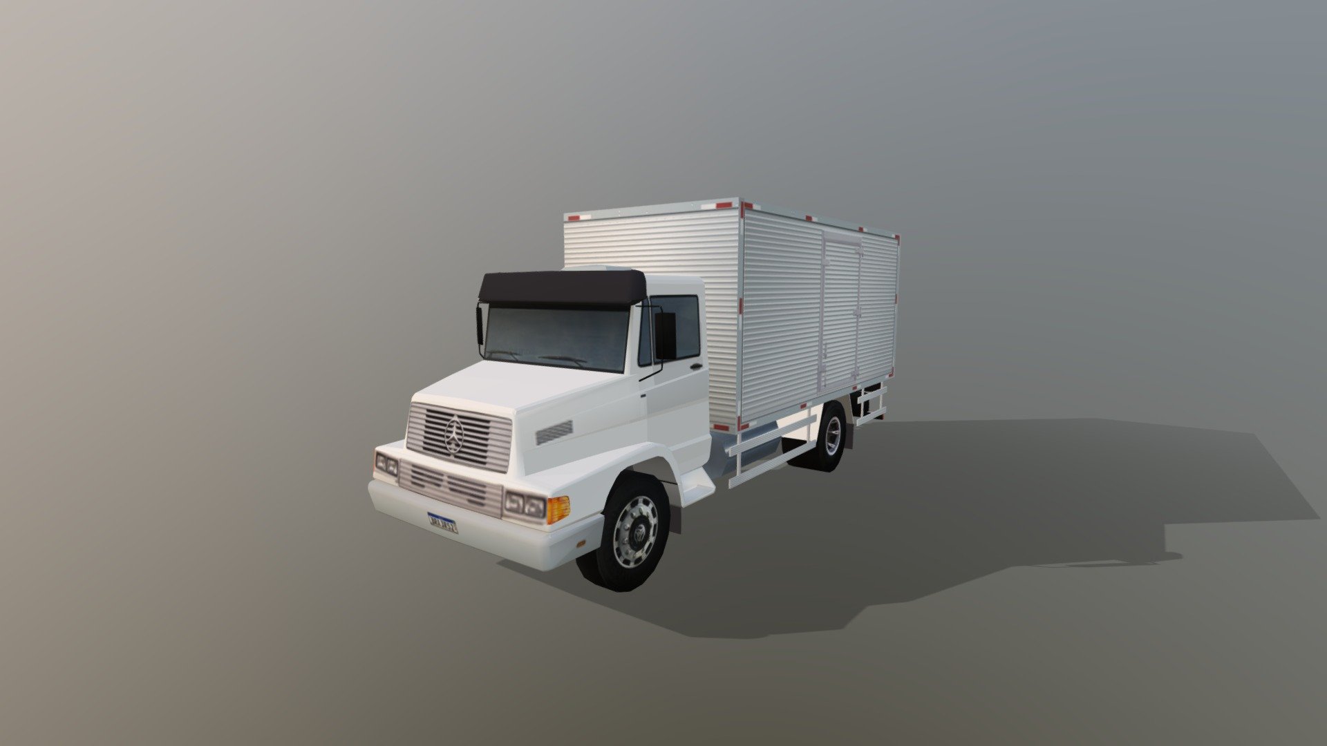 Mercedes Benz 1214 - Box truck - 3D model by therustycrane [94d221a ...