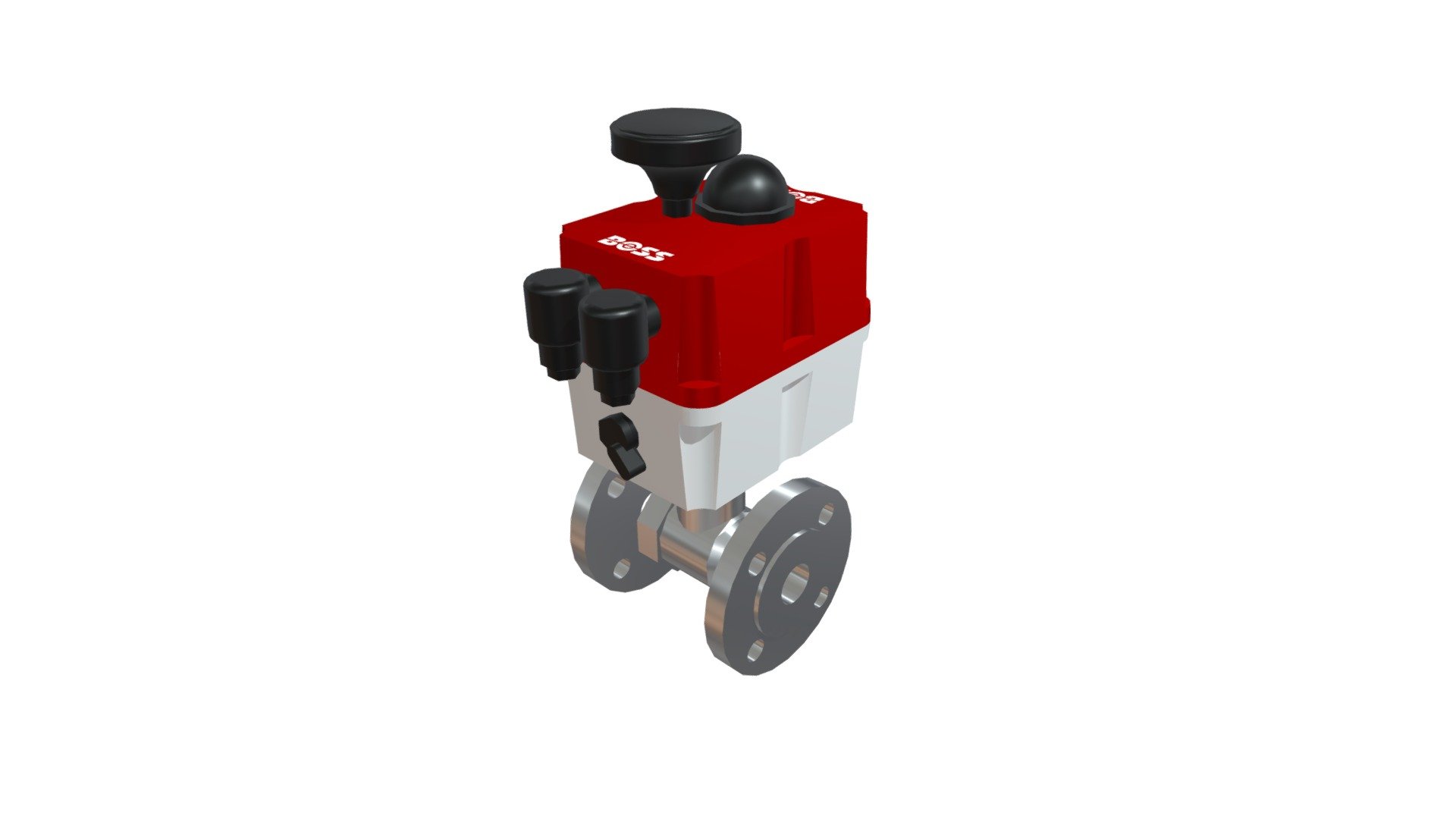 Ball Valve Electric Actuator-FIG205EA - 3D model by bimstore ...