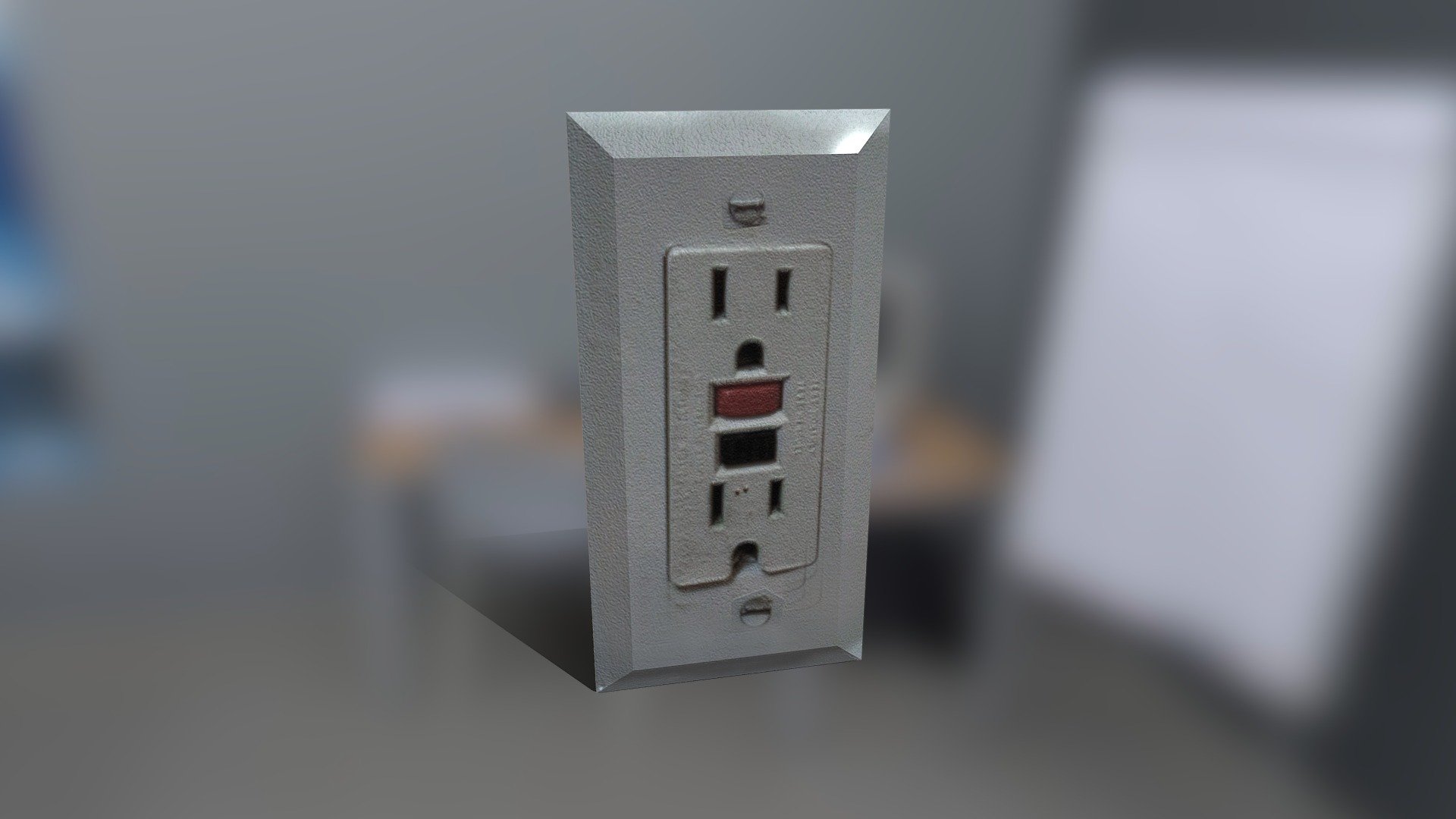 Wall Socket - Download Free 3D model by robfitzy [94d427e] - Sketchfab