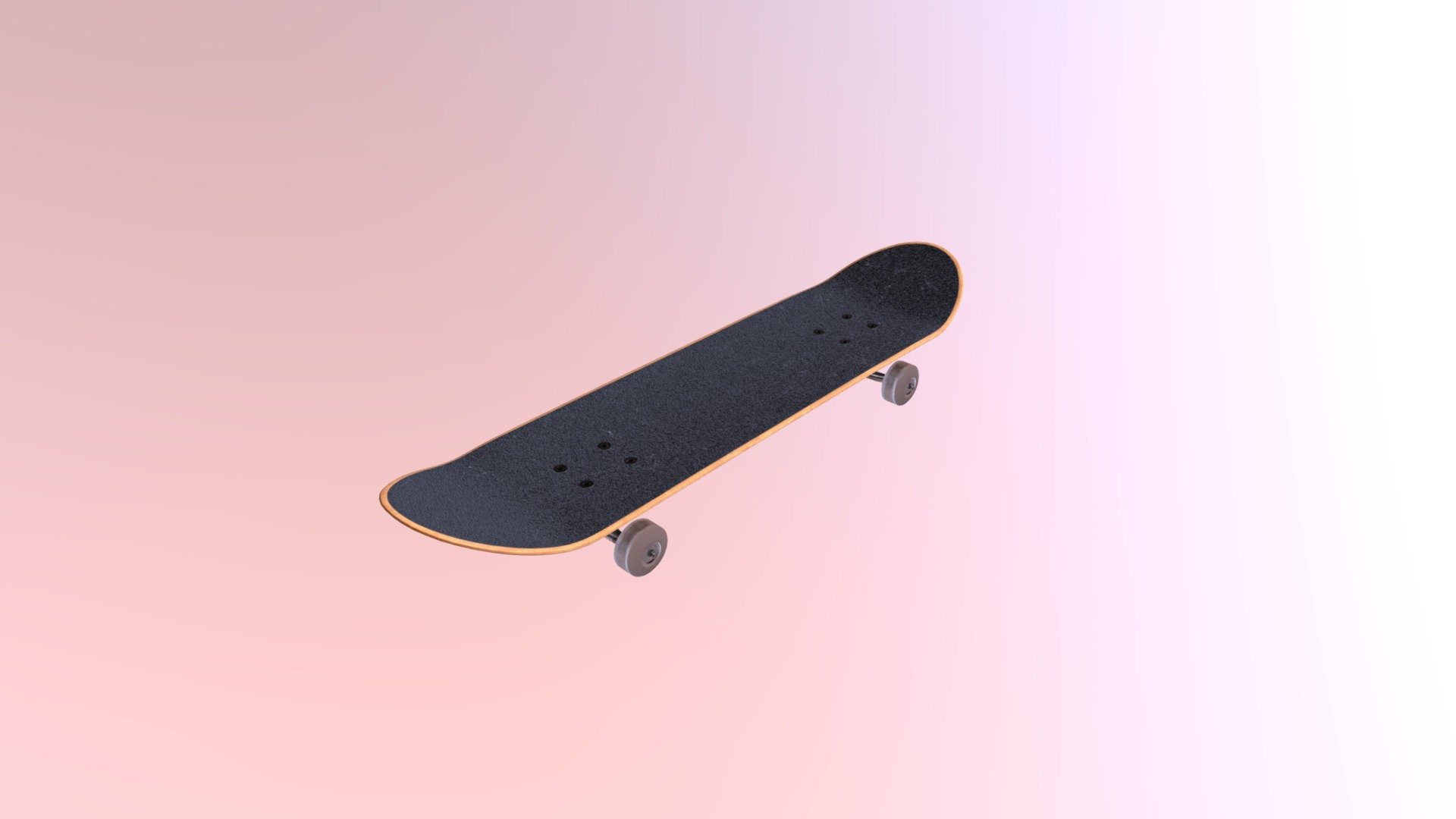 Skateboard - 3D model by LuisDigital3D (@luisdigital3d8) [94d5721] - Sketchfab