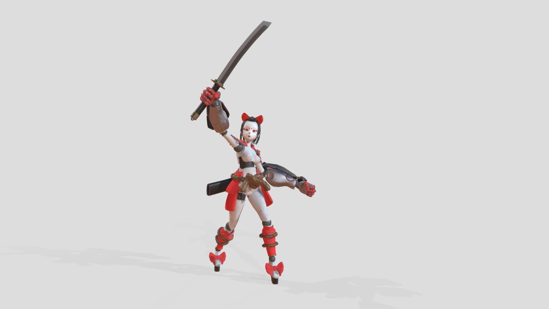 Mecha Girl - 3D model by Wolfmeister007 [94d7091] - Sketchfab