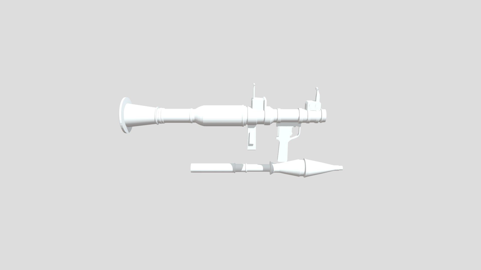 Bazooka 3d model - Download Free 3D model by vinay19rawat [94d766f ...