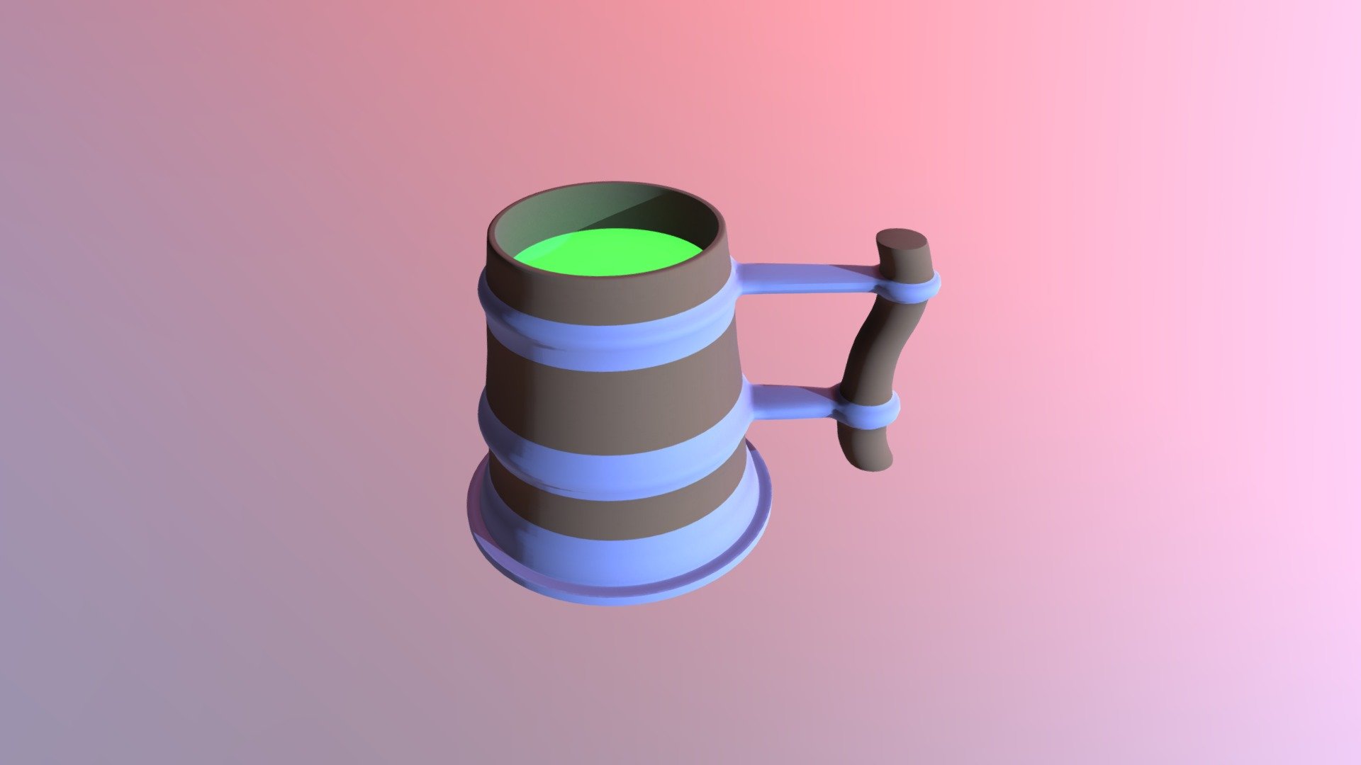 First Game Mug - 3D model by BananaToast [94d9ce8] - Sketchfab