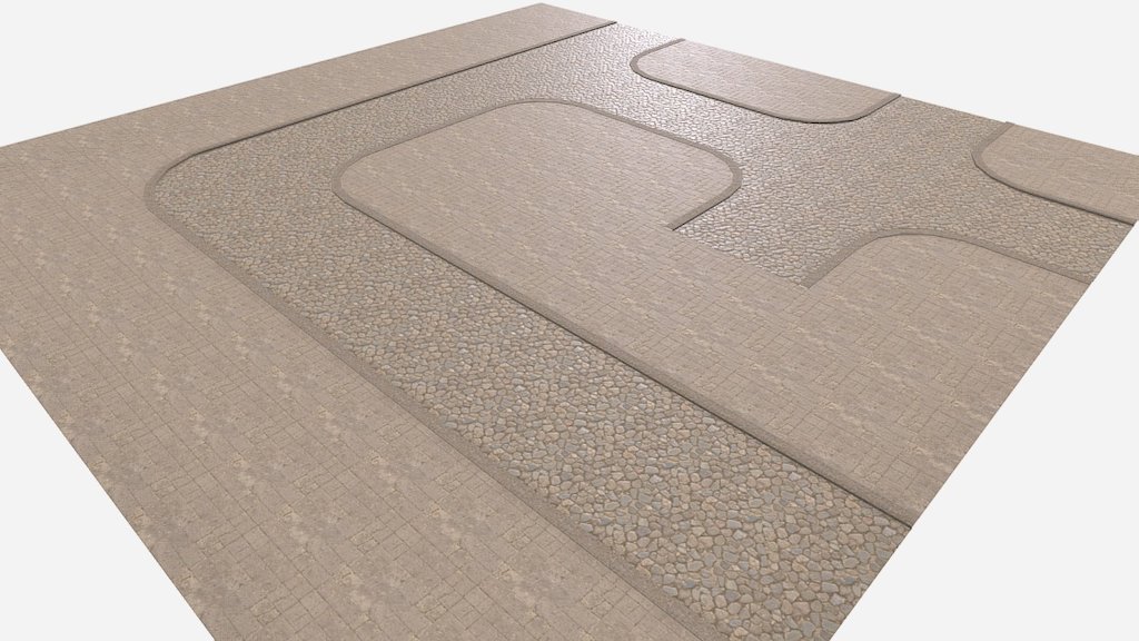Modular Cobblestone Road - Buy Royalty Free 3D model by Studio Lab ...