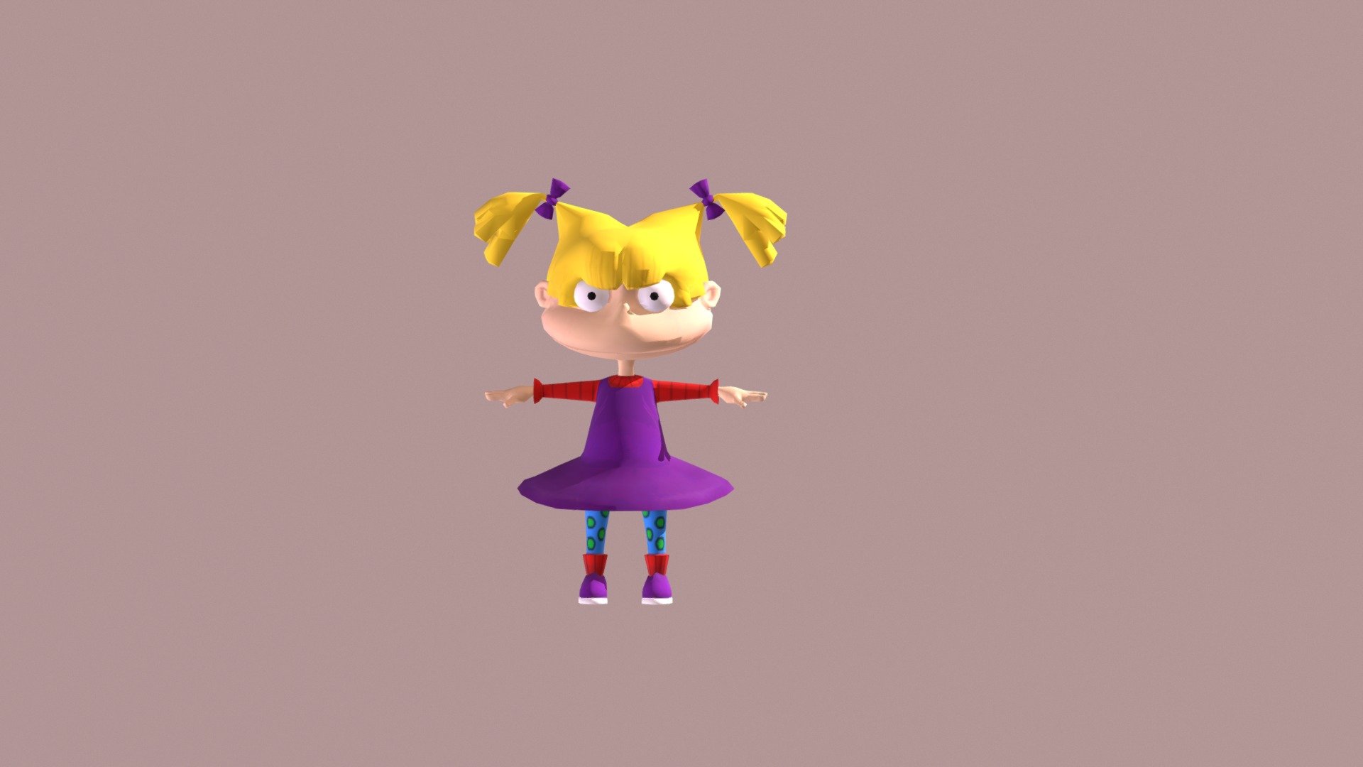 Game Cube - Rugrats Royal Ransom - Angellica - 3D model by Oisin1 ...