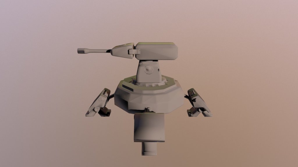 Turret with maps - 3D model by Chris5129 [94dae5f] - Sketchfab