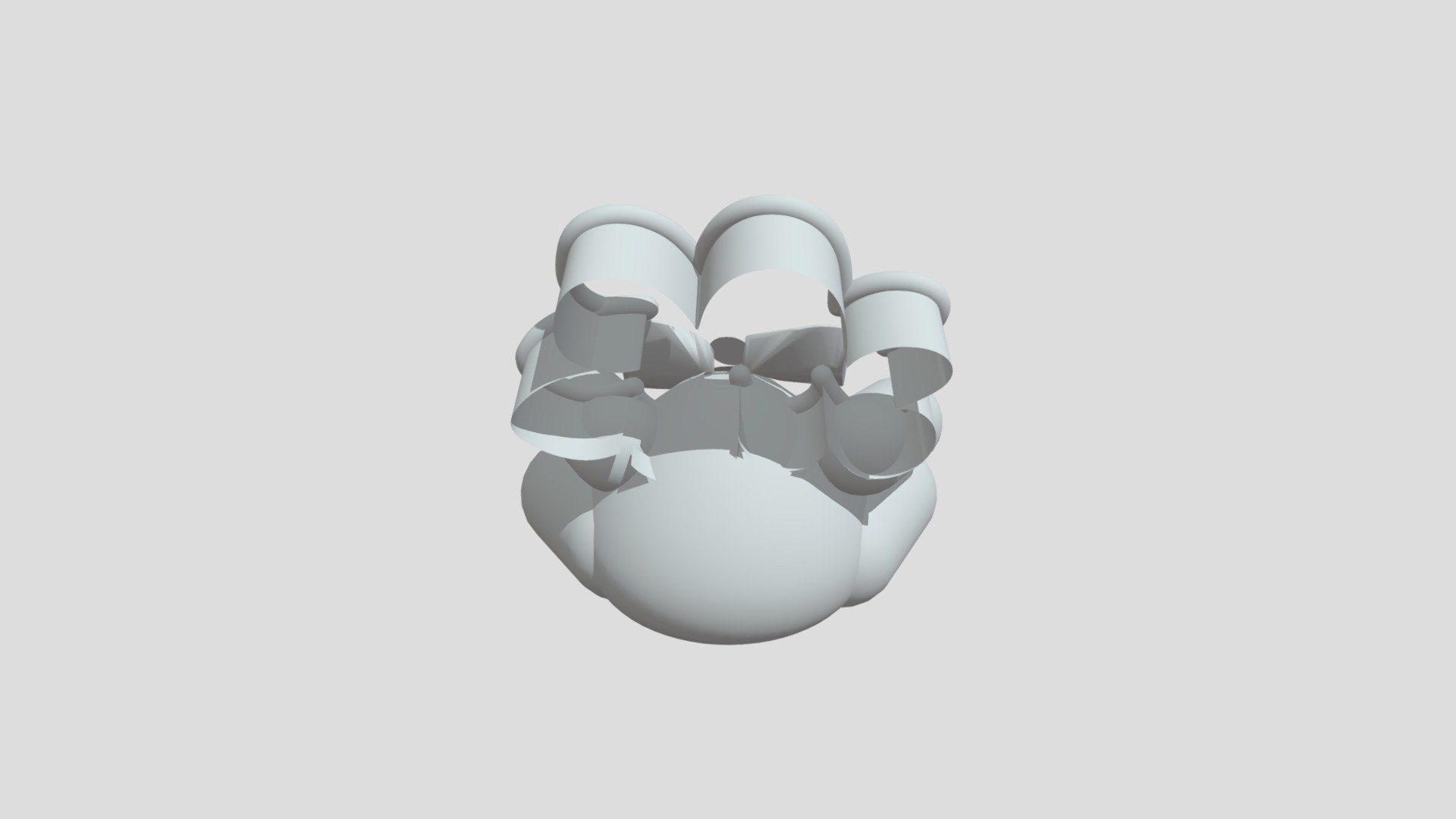 sara_bear_cloud(Baby Blue or blue)_obj - 3D model by Houston Community ...
