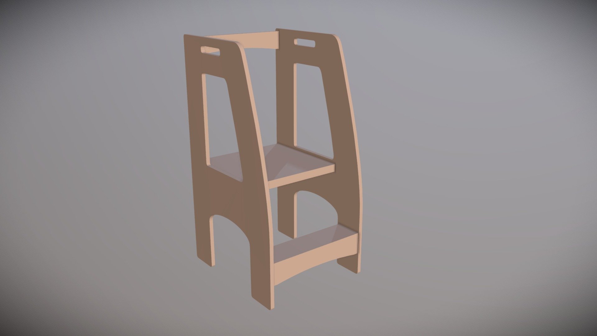 Kitchen helper Learning Tower 01 - 3D model by 3dmark [94dfa0b] - Sketchfab
