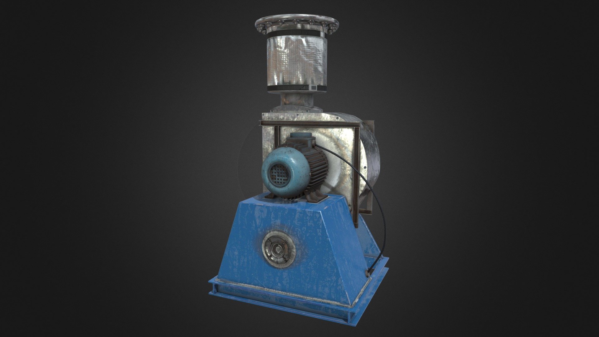 Industrial centrifugal blower Fan ventilation - 3D model by Yann ...