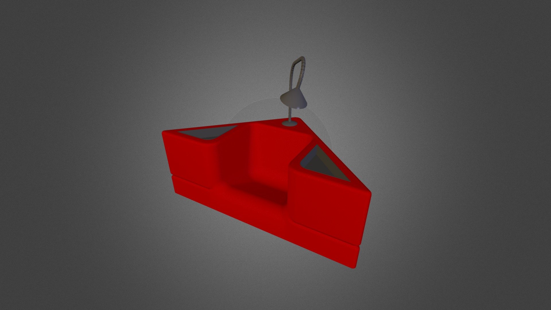 Corner Chair - 3D model by Joshua Collins (@joshuacollinsmedia ...