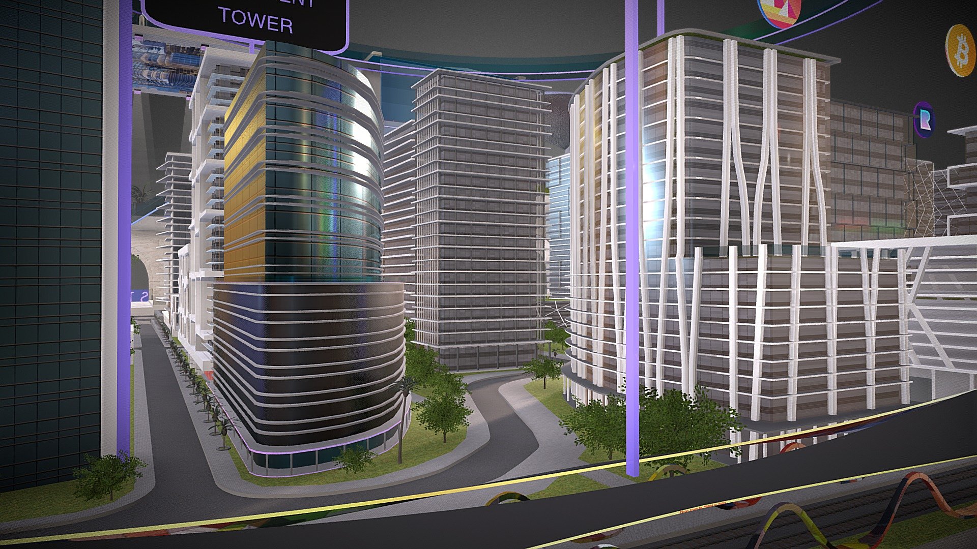 Magic City | Draft - 3D model by Low Poly Models (@LowPolyModelsWorld ...
