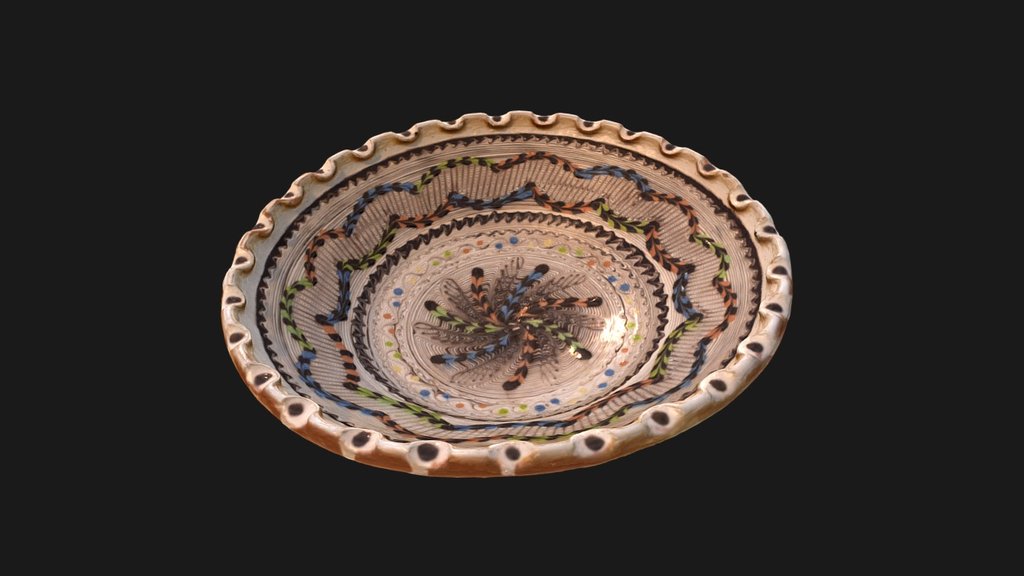 Ceramic Plate - 3D model by seeme3d [94e8410] - Sketchfab