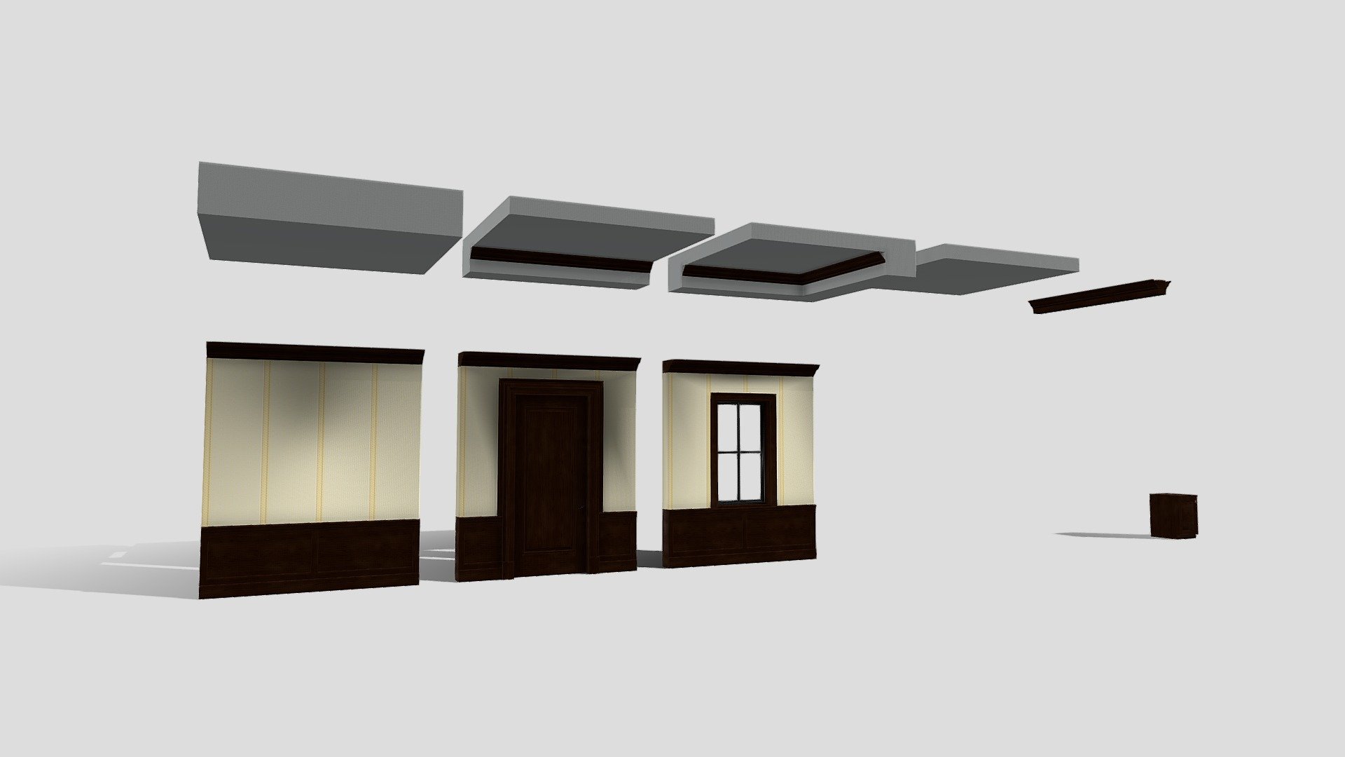 Library Kit - Kitbash - Room - Buy Royalty Free 3D model by Marc Sawyer ...