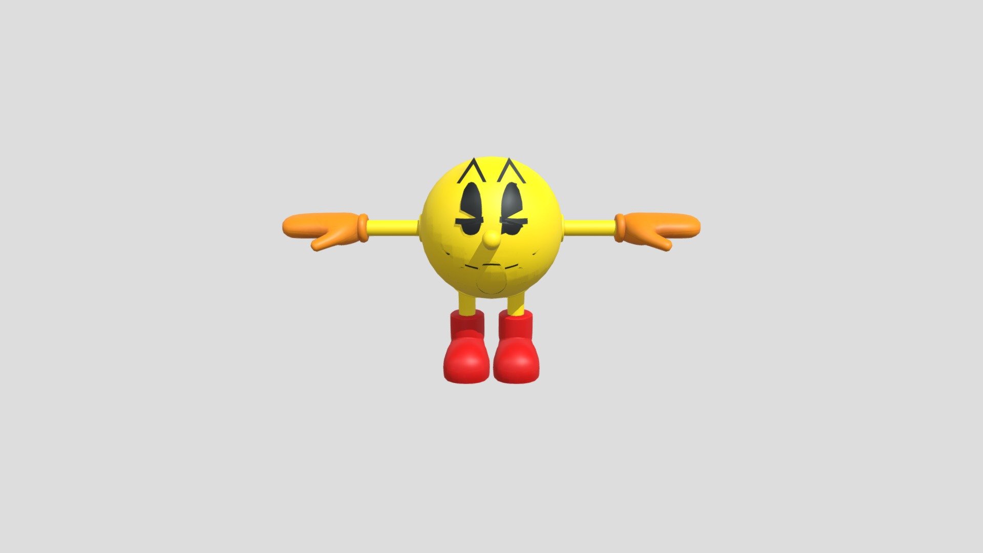 Pac- Man - Download Free 3D model by mpolo0604 [94e9610] - Sketchfab