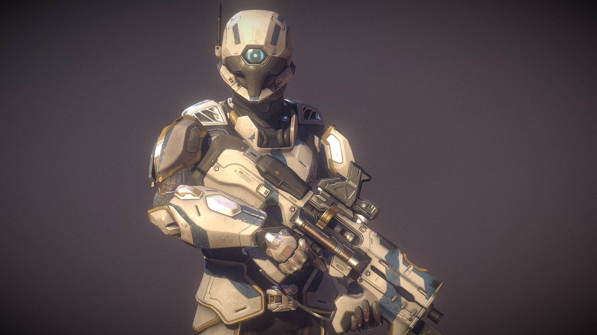 Security Cyborg - Download Free 3D model by fletcherkinnear [94ea8c7 ...
