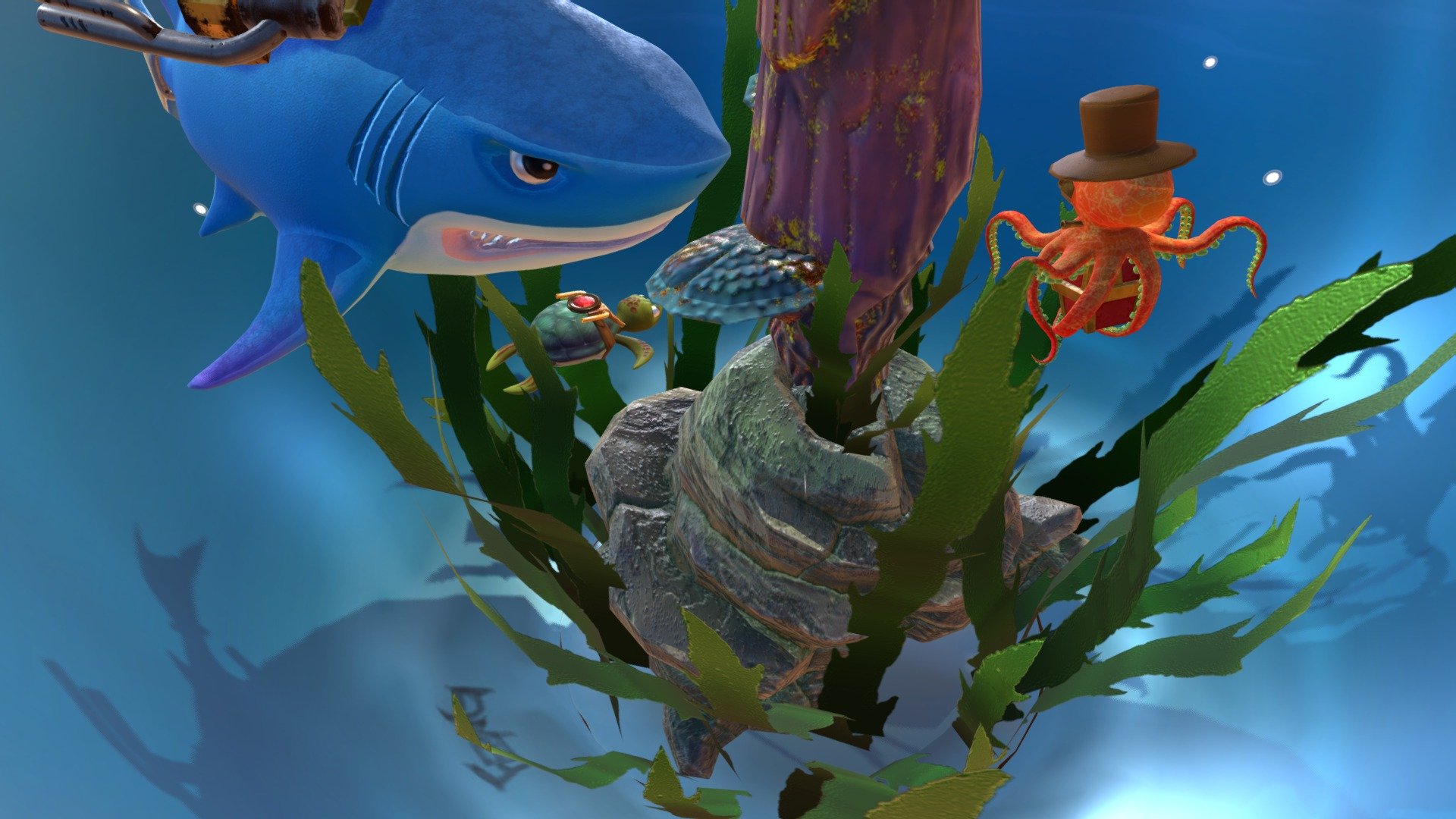 Ocean Theme - 3D model by I-Ting.Feng [94ea9e5] - Sketchfab