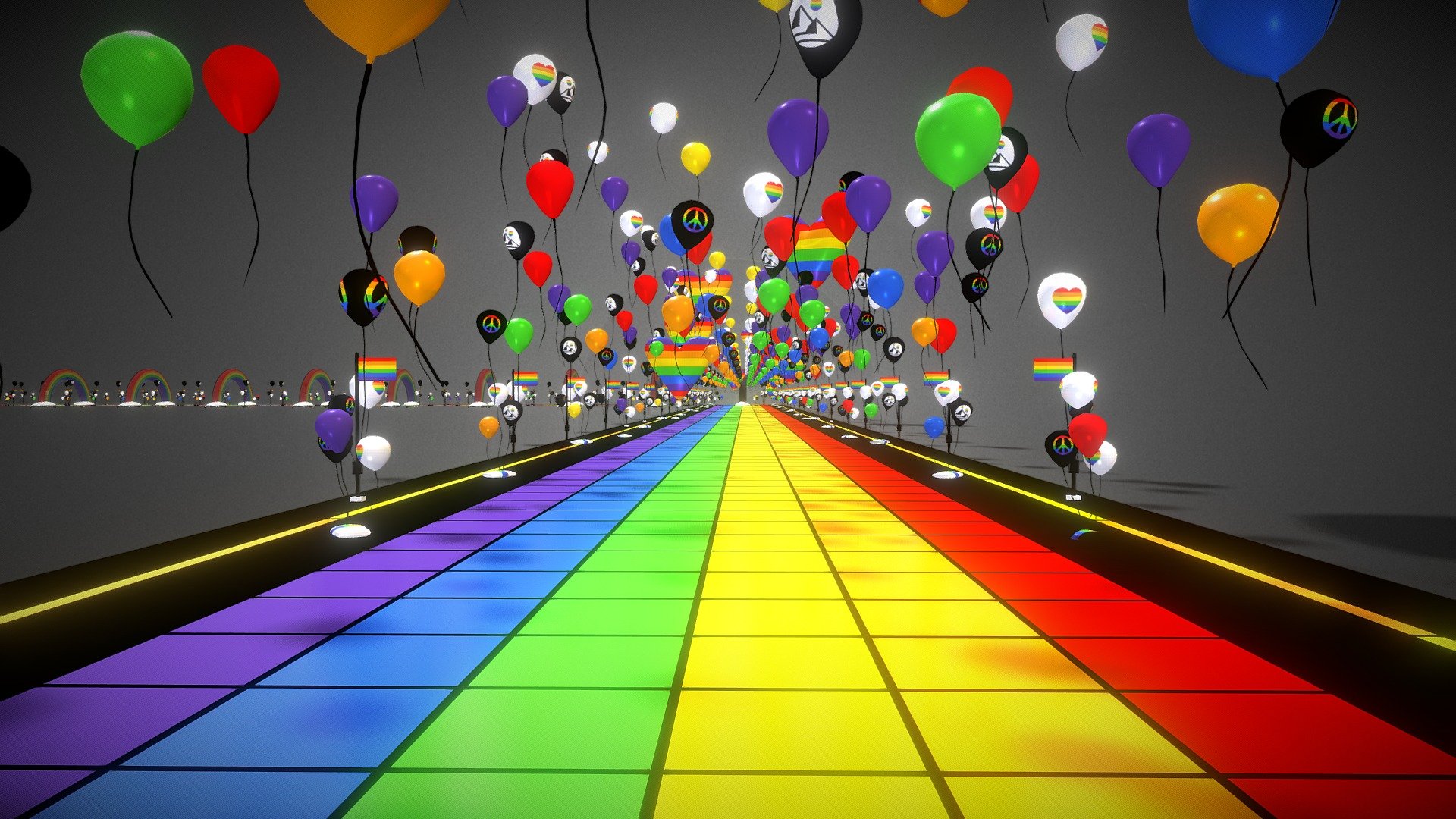 Pride Parade | Decentraland - 3D model by Low Poly Models ...