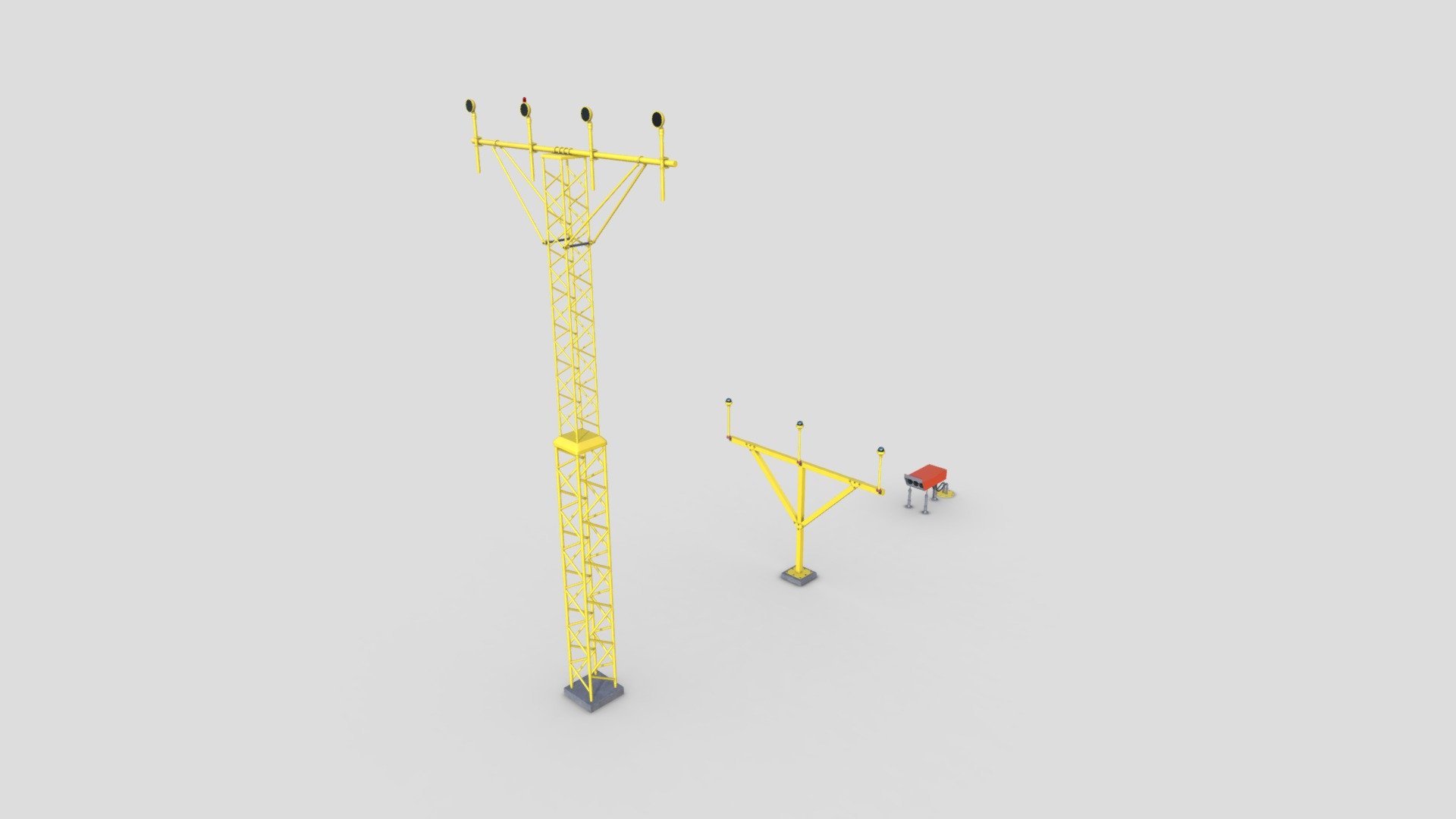 Approach Lighting System - 3D model by Volodymyr_Kuzmenko (@Sgt ...