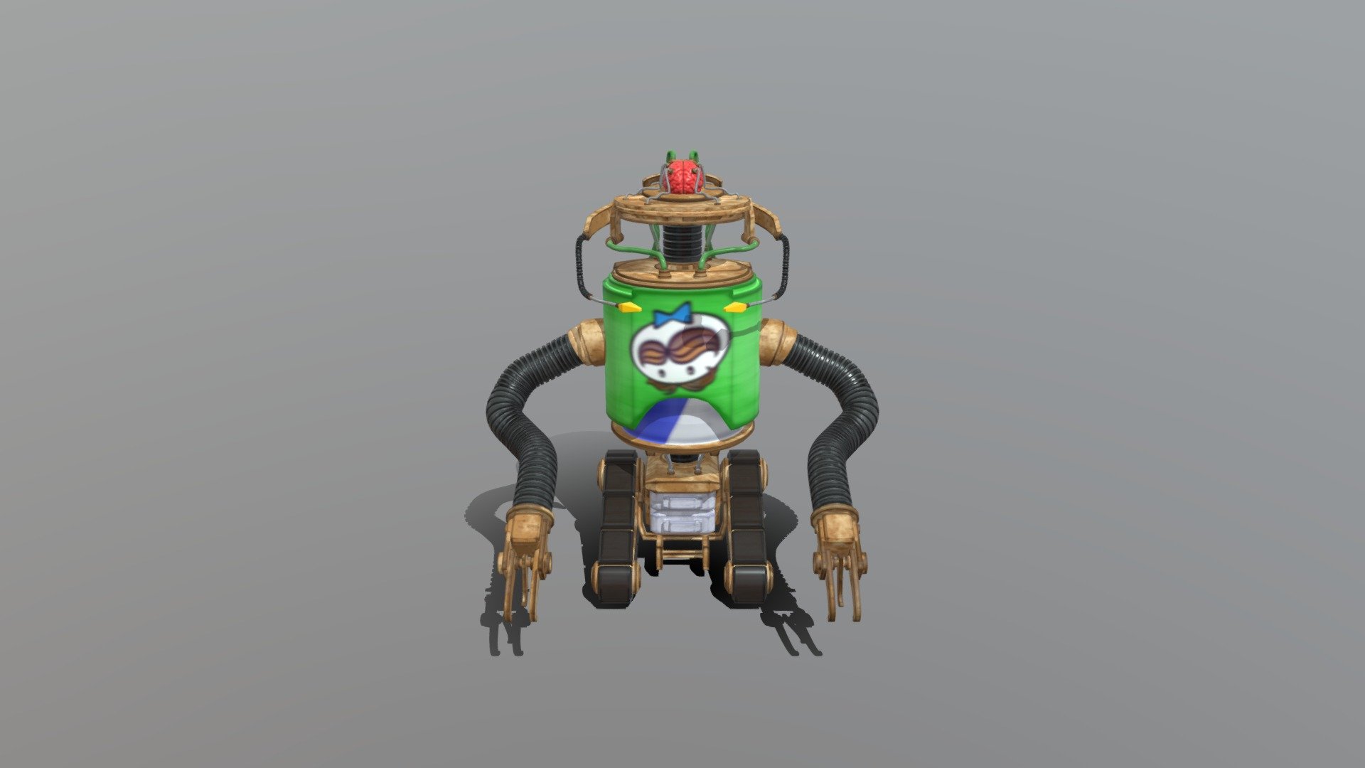 stylized Robot Textured - 3D model by C2259446 [94eca0e] - Sketchfab