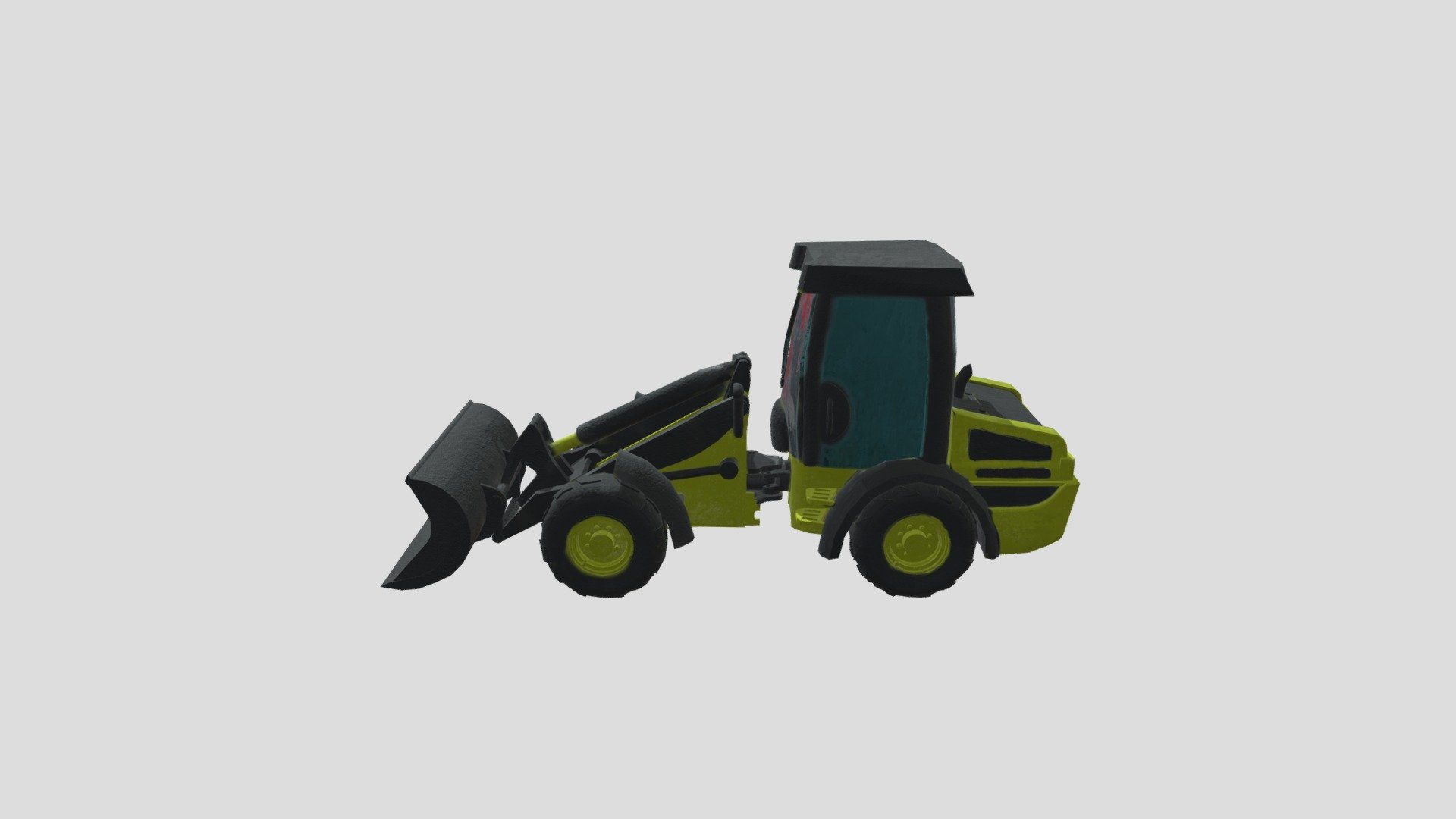 Wheel Loader - 3D model by Scoobydooby45 [94eced8] - Sketchfab