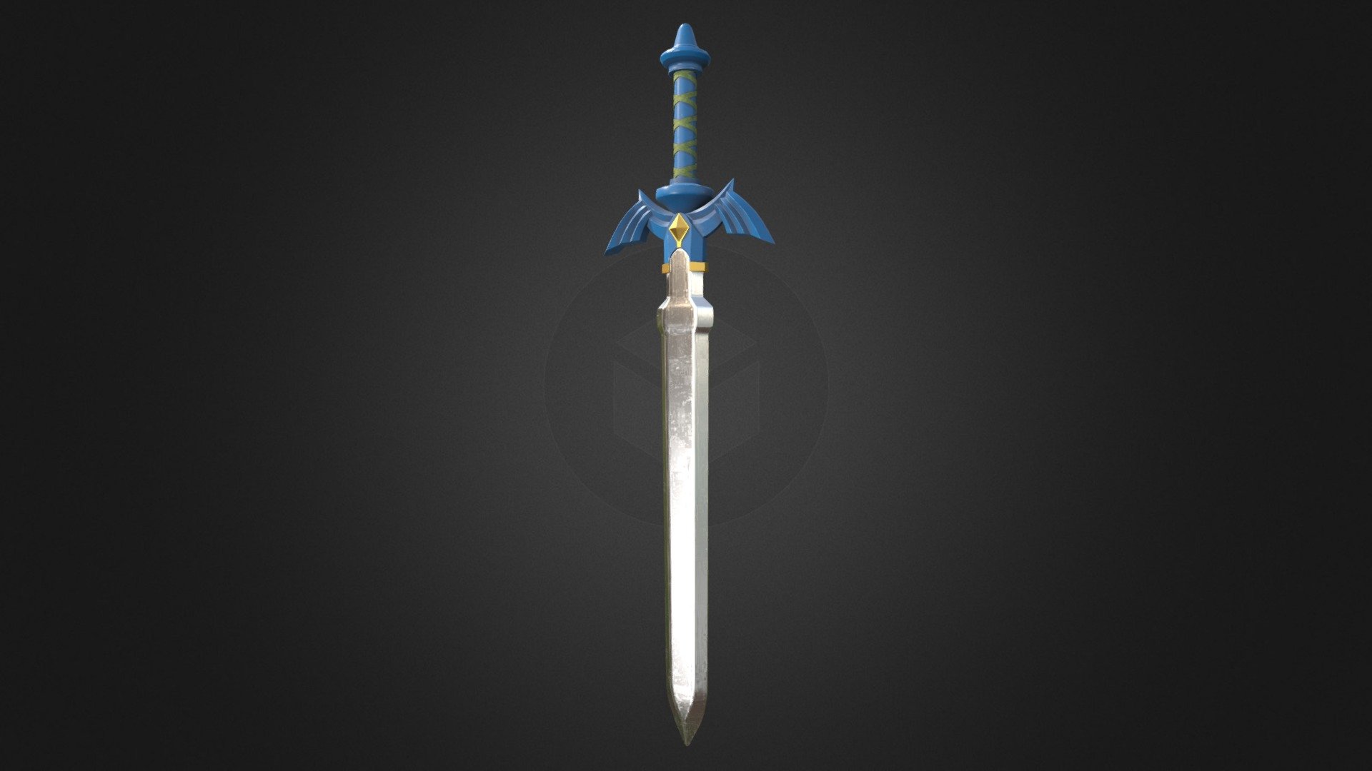 Hylian Sword - 3D model by David Q. (@davidq) [94ed195] - Sketchfab