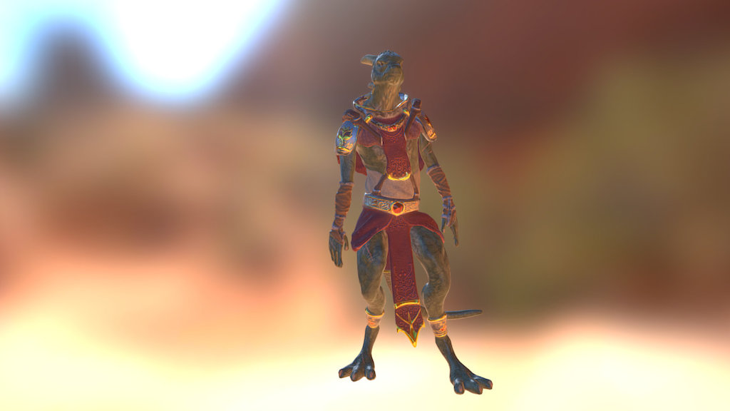 Lizard Character - 3D model by NatalieJones [94edbcb] - Sketchfab